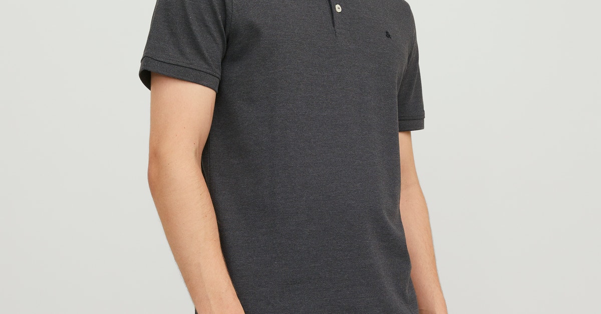 Polo Uni Polo | Gris foncé | Jack & Jones®
