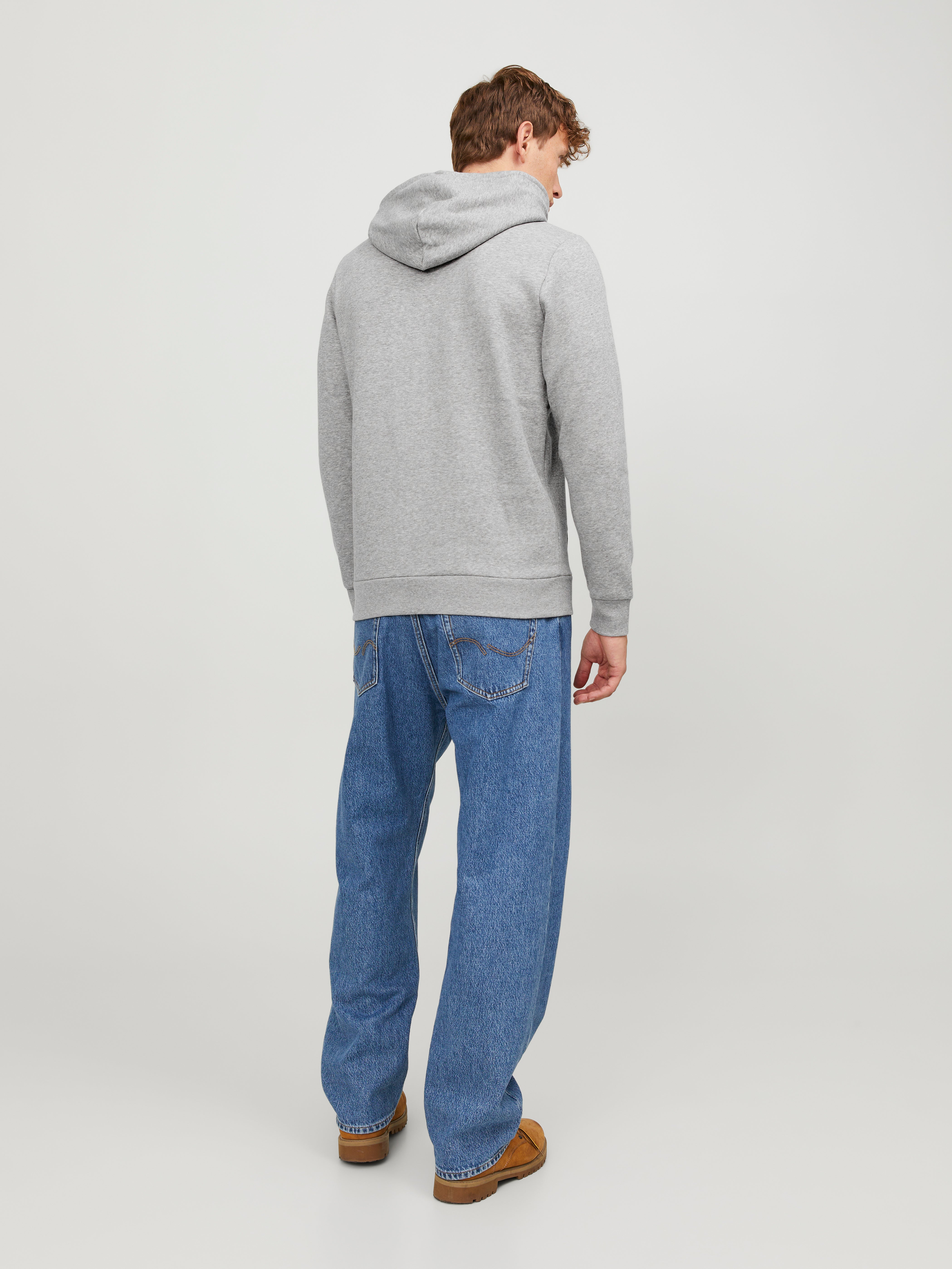 Logo Hoodie | Light Grey | Jack & Jones®