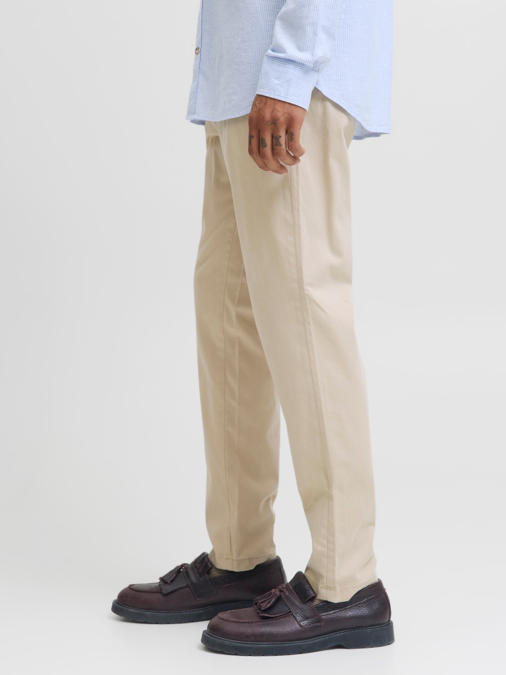 MARCO BOWIE Slim Fit Chino | Light Grey | Jack & Jones®