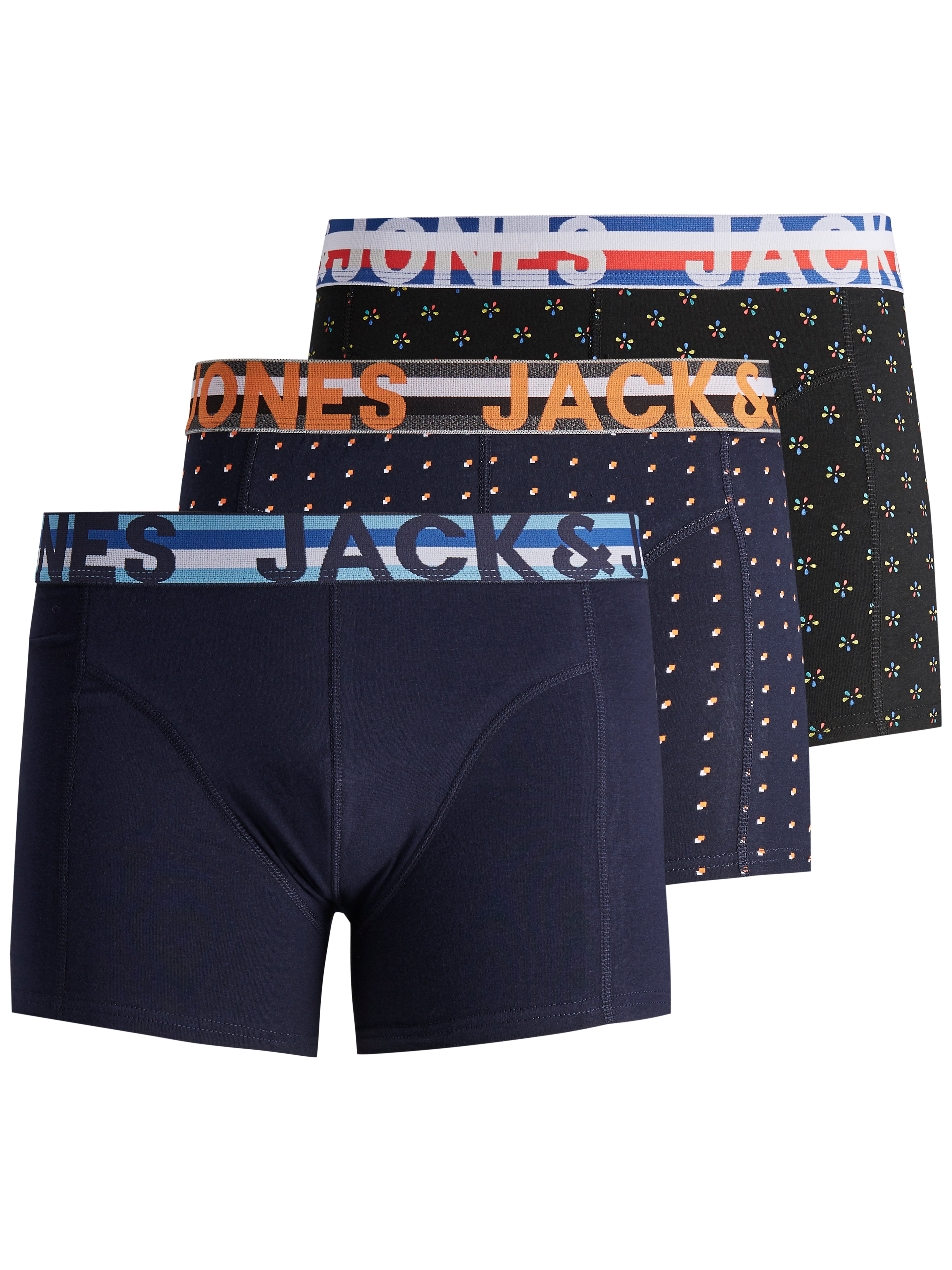 3-pack Trunks | Black | Jack & Jones®