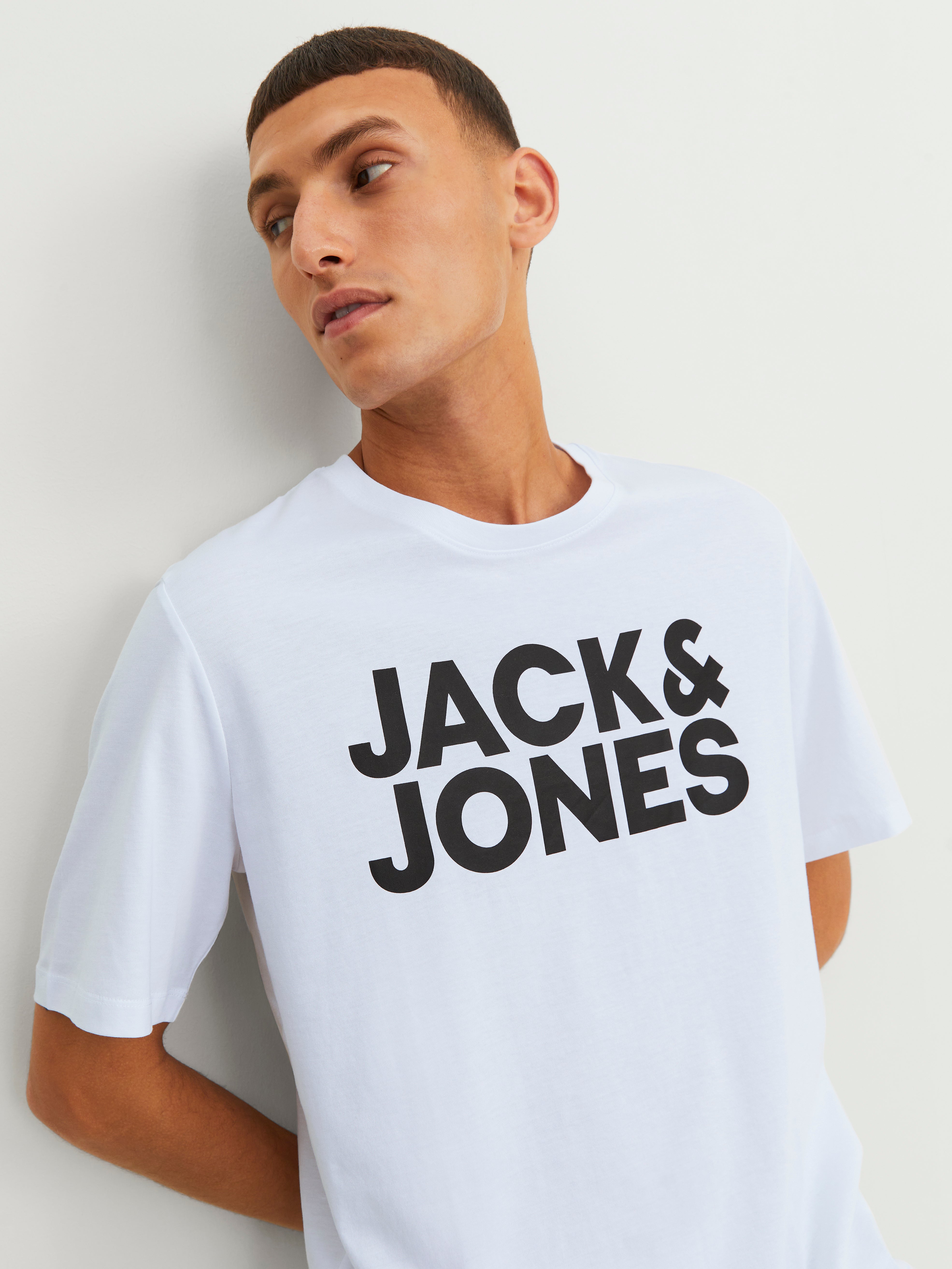 Logo Crew neck T-shirt | White | Jack & Jones®