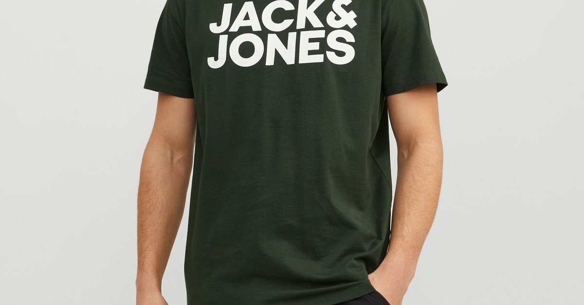 Logo T-shirt | Dunkelgrün | Jack & Jones®