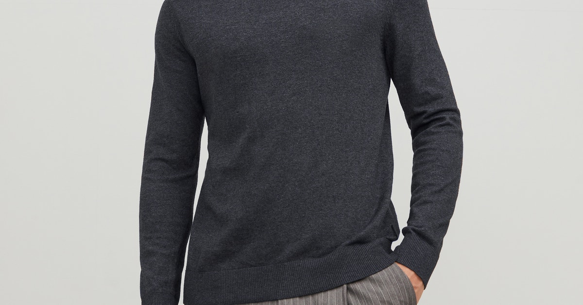 Effen Rolkraag | Donkergrijs | Jack & Jones®