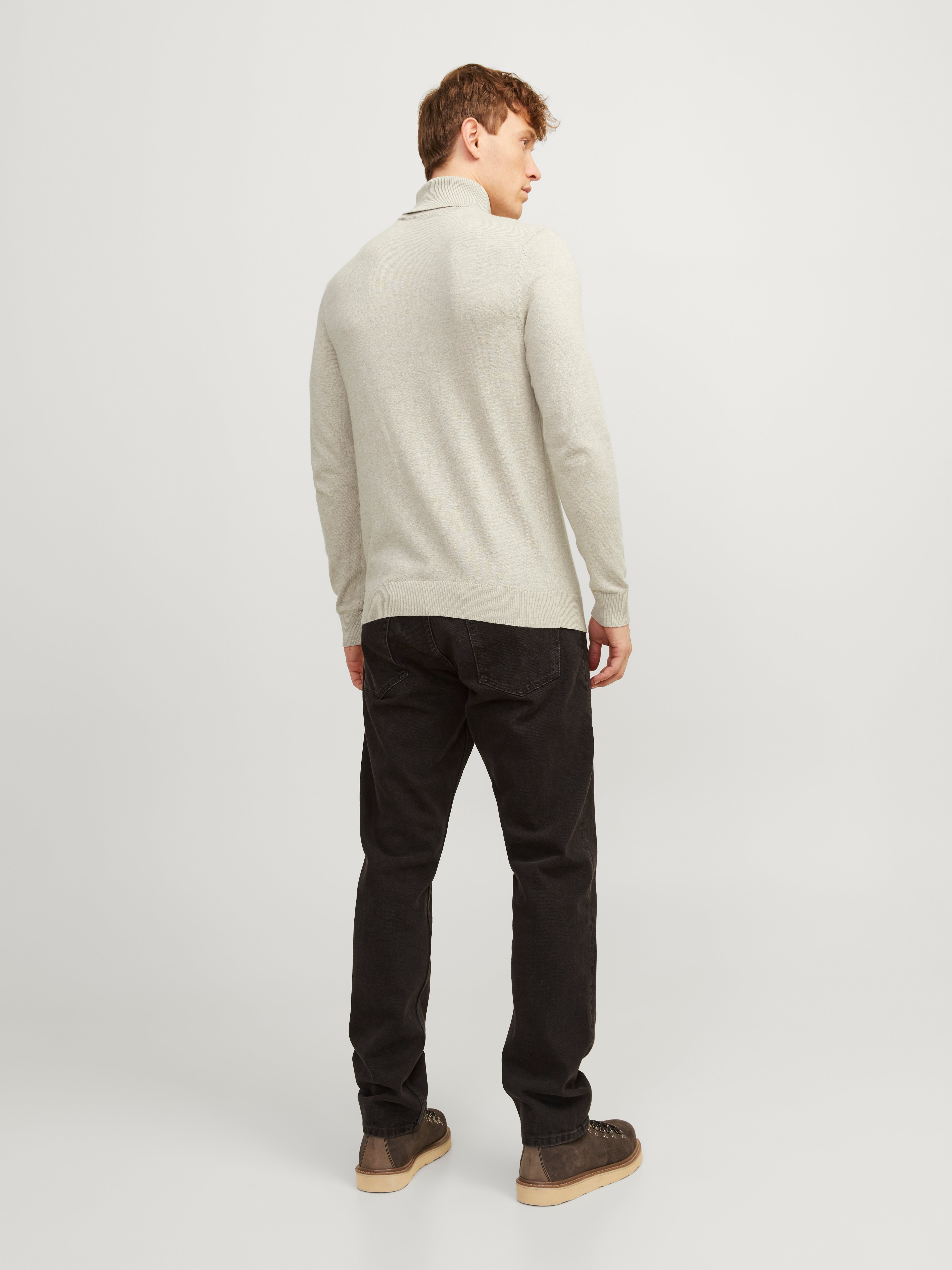 Plain Turtleneck | Beige | Jack & Jones®