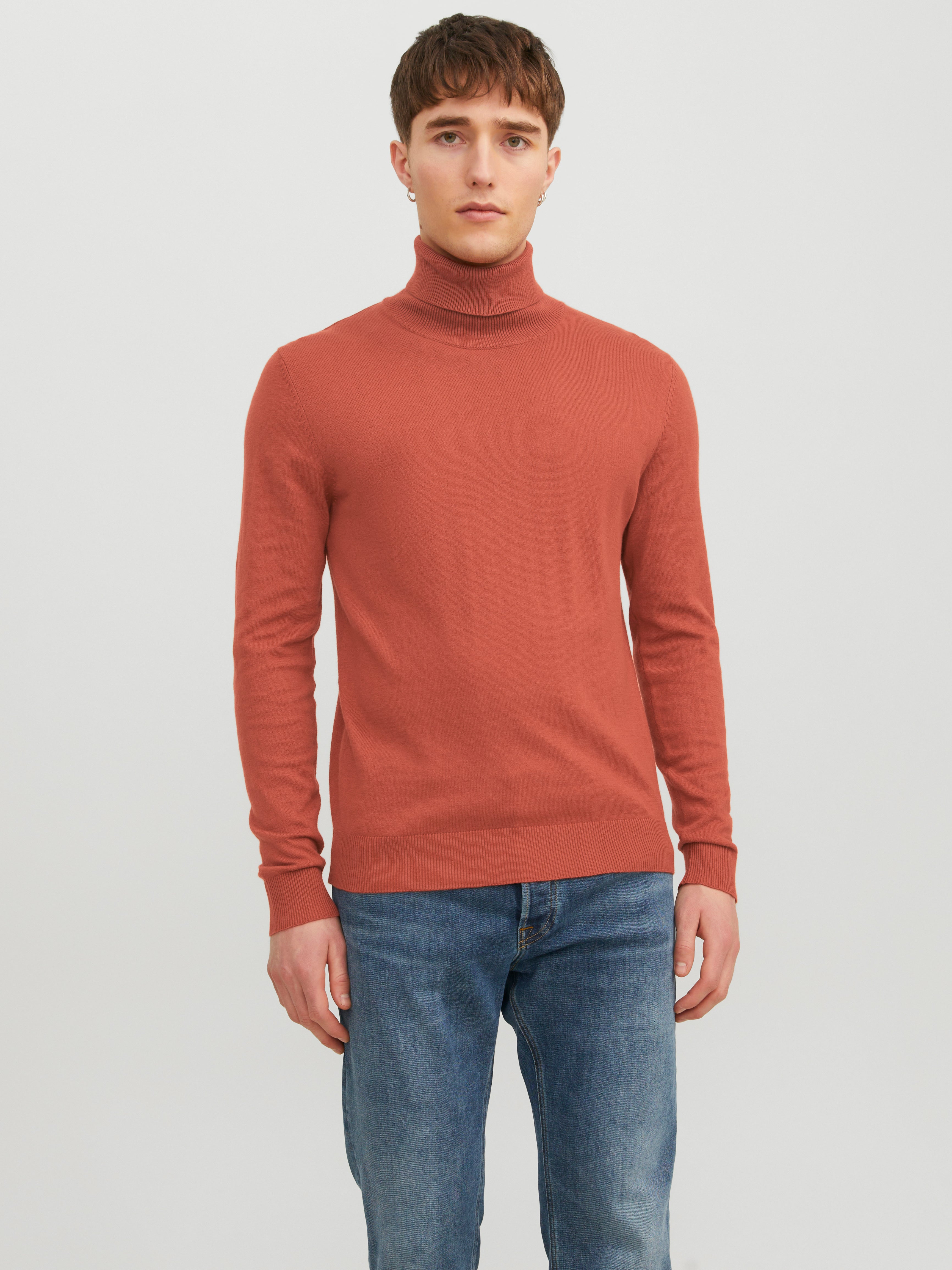 Plain Turtleneck | Dark Red | Jack & Jones®