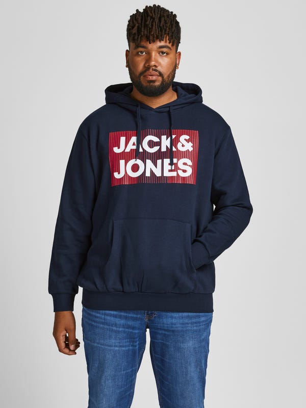 Plus Size Sweatshirts voor Heren | Grote Maten Hoodies | JACK & JONES