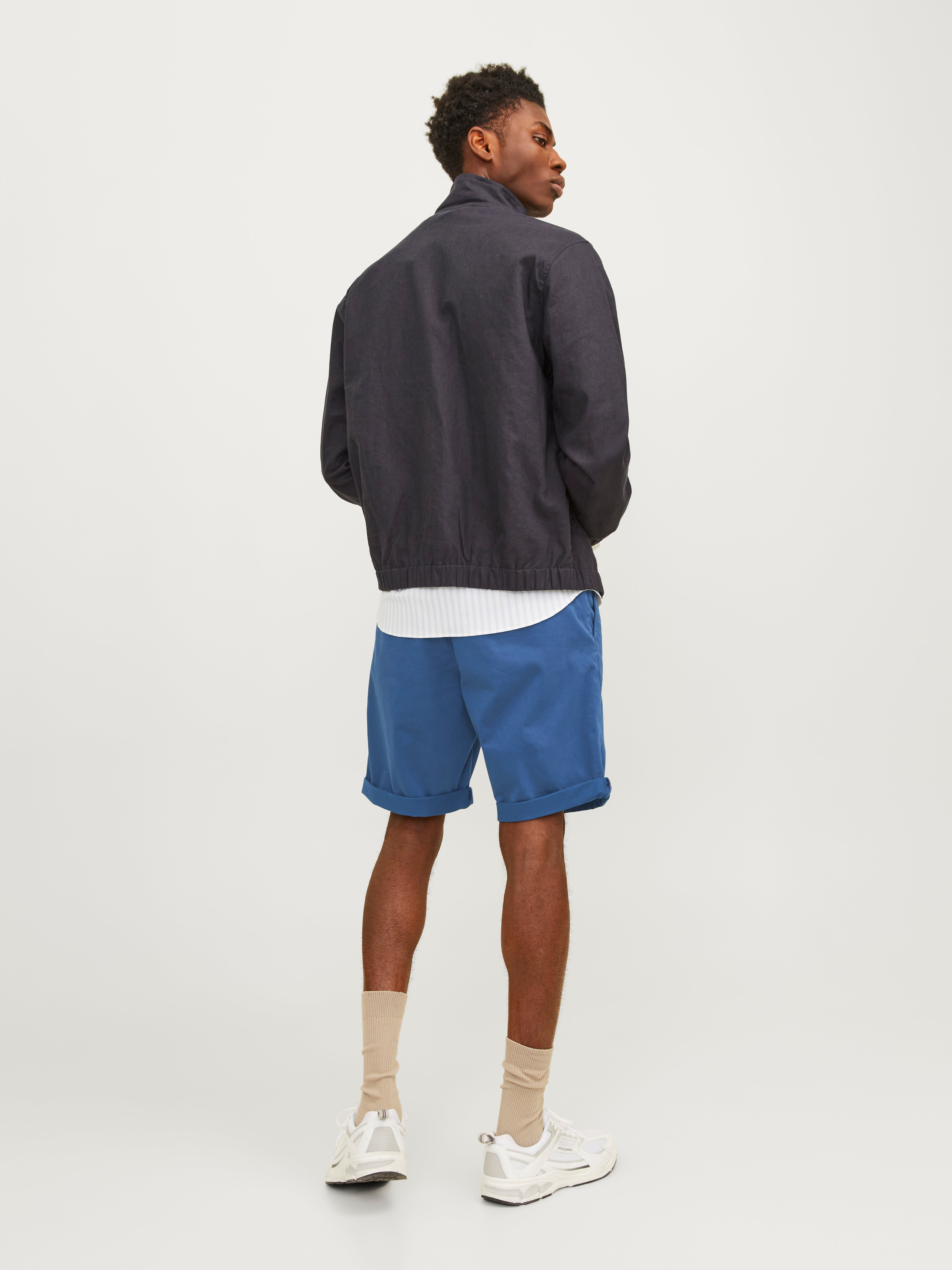 Regular Fit Chinoshorts | Mørk blå | Jack & Jones®