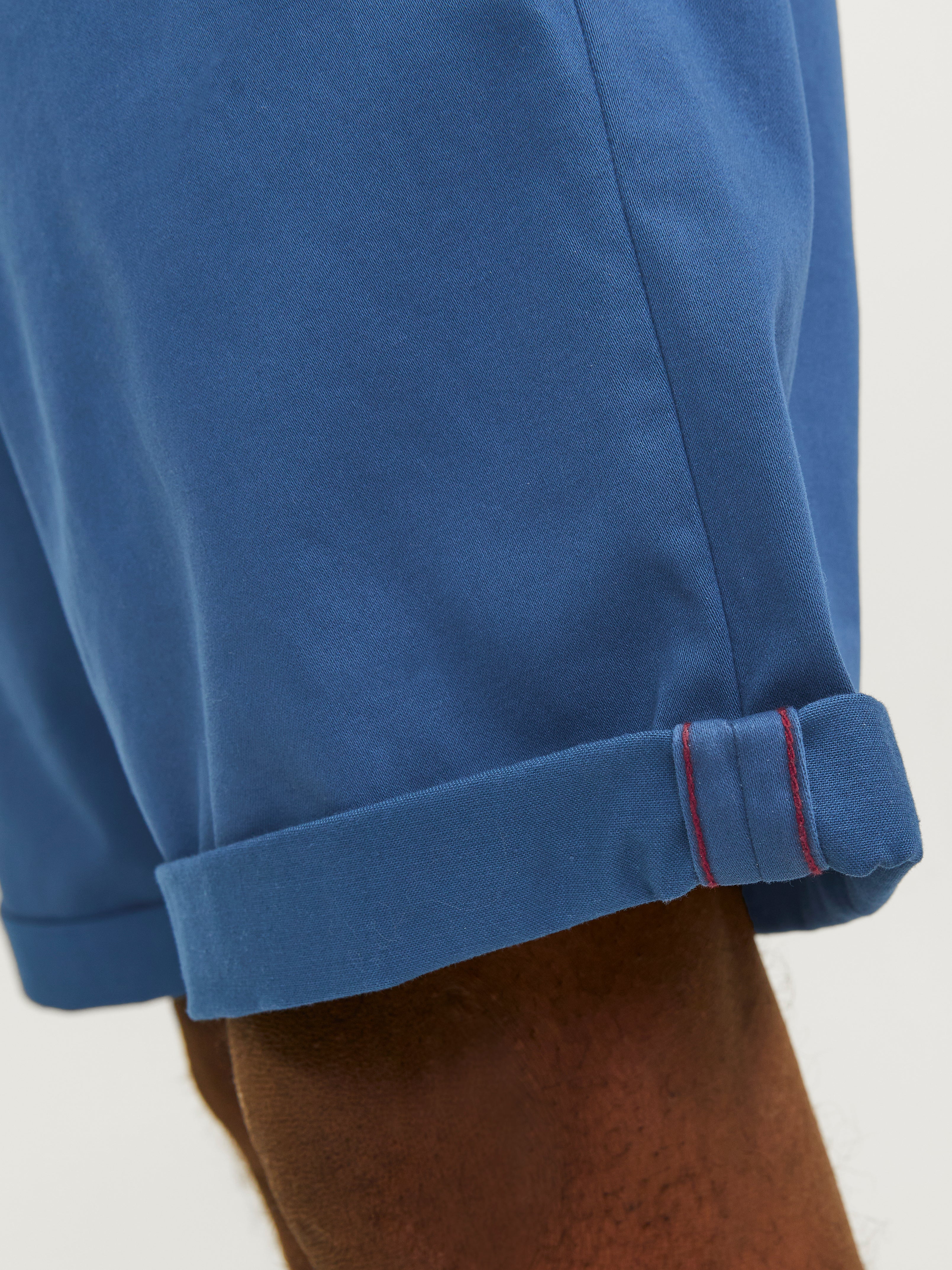 Regular Fit Chinoshorts | Mørk blå | Jack & Jones®