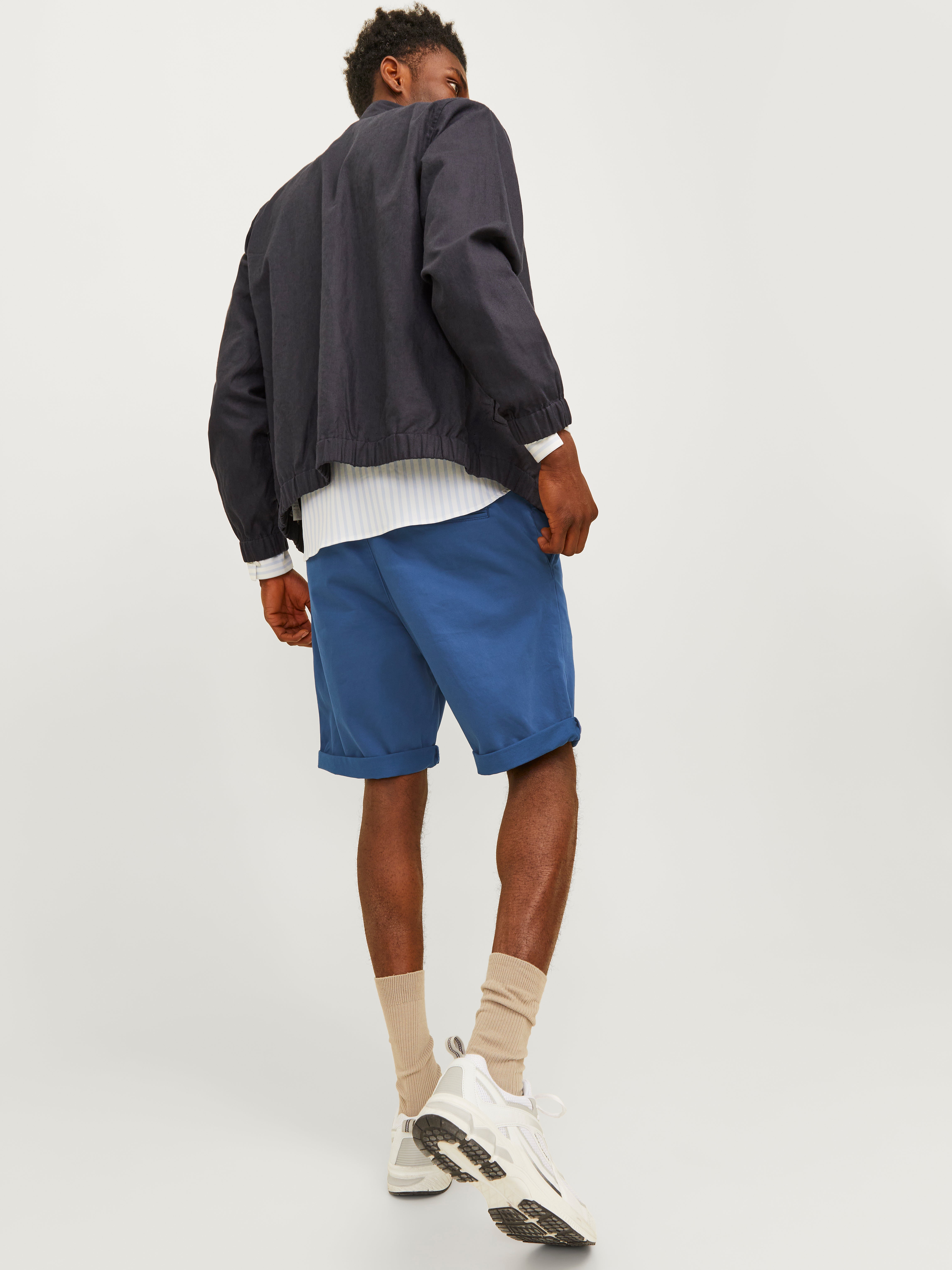 Regular Fit Chinoshorts | Mørk blå | Jack & Jones®