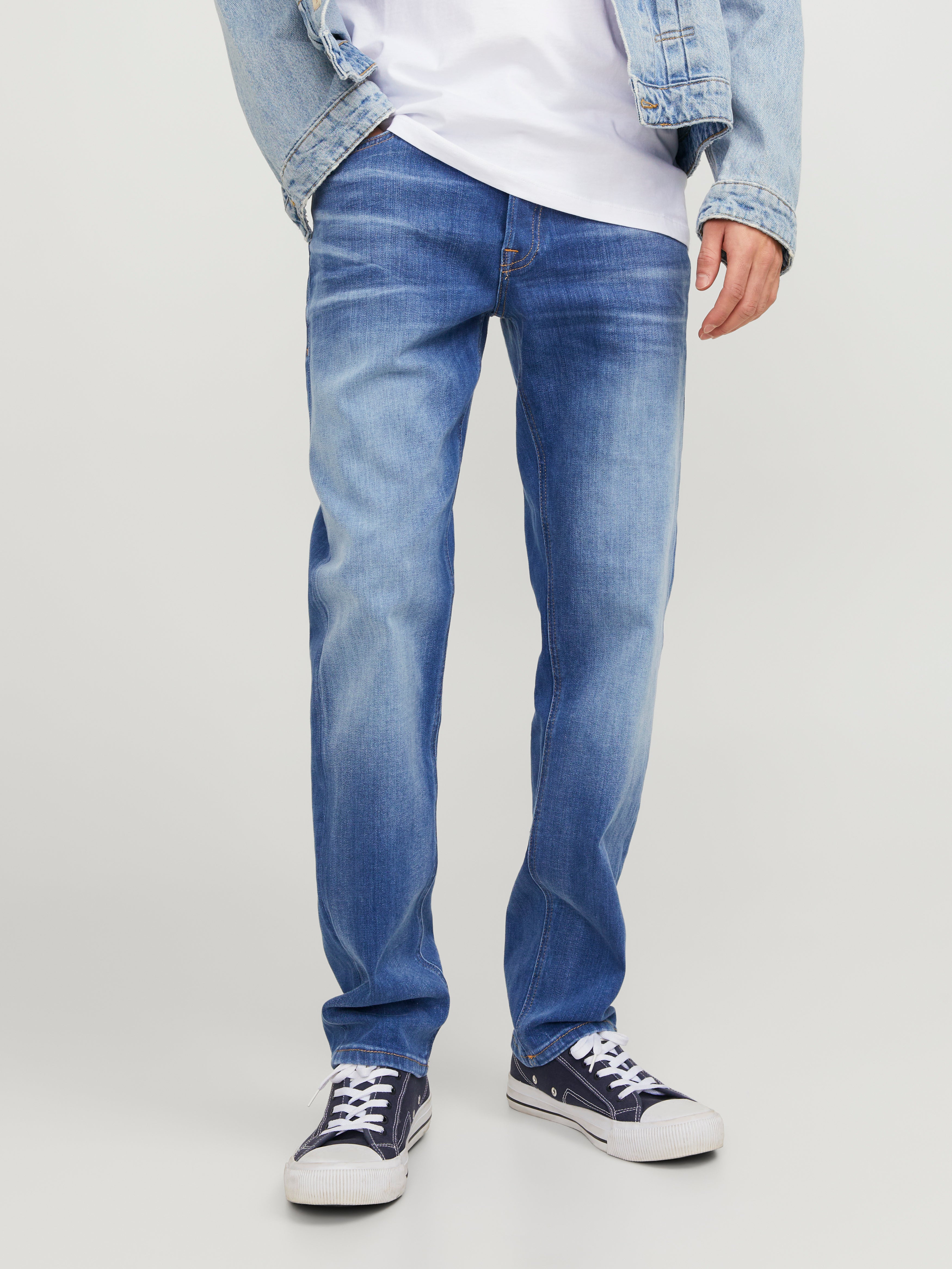 JJIMIKE JJORIGINAL JOS 411 Jeans tapered fit | Blu medio | Jack & Jones®