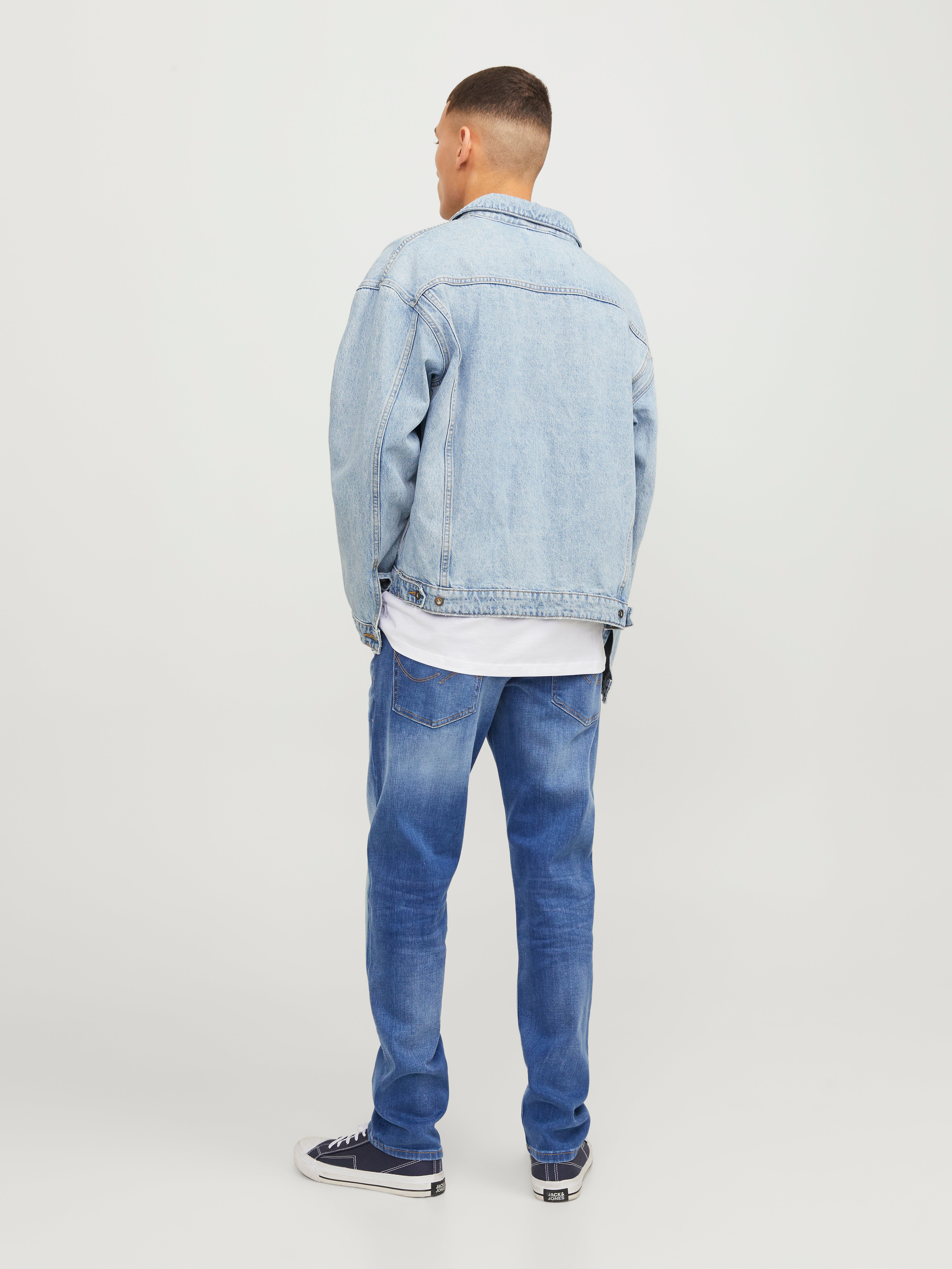 JJIMIKE JJORIGINAL JOS 411 Tapered fit jeans | Mittelblau | Jack & Jones®