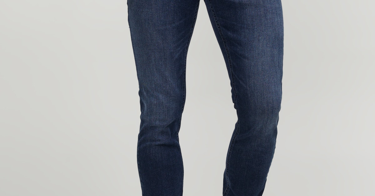 JJIGLENN JJORIGINAL AM 812 NOOS Slim fit jeans | Midden Blauw | Jack ...
