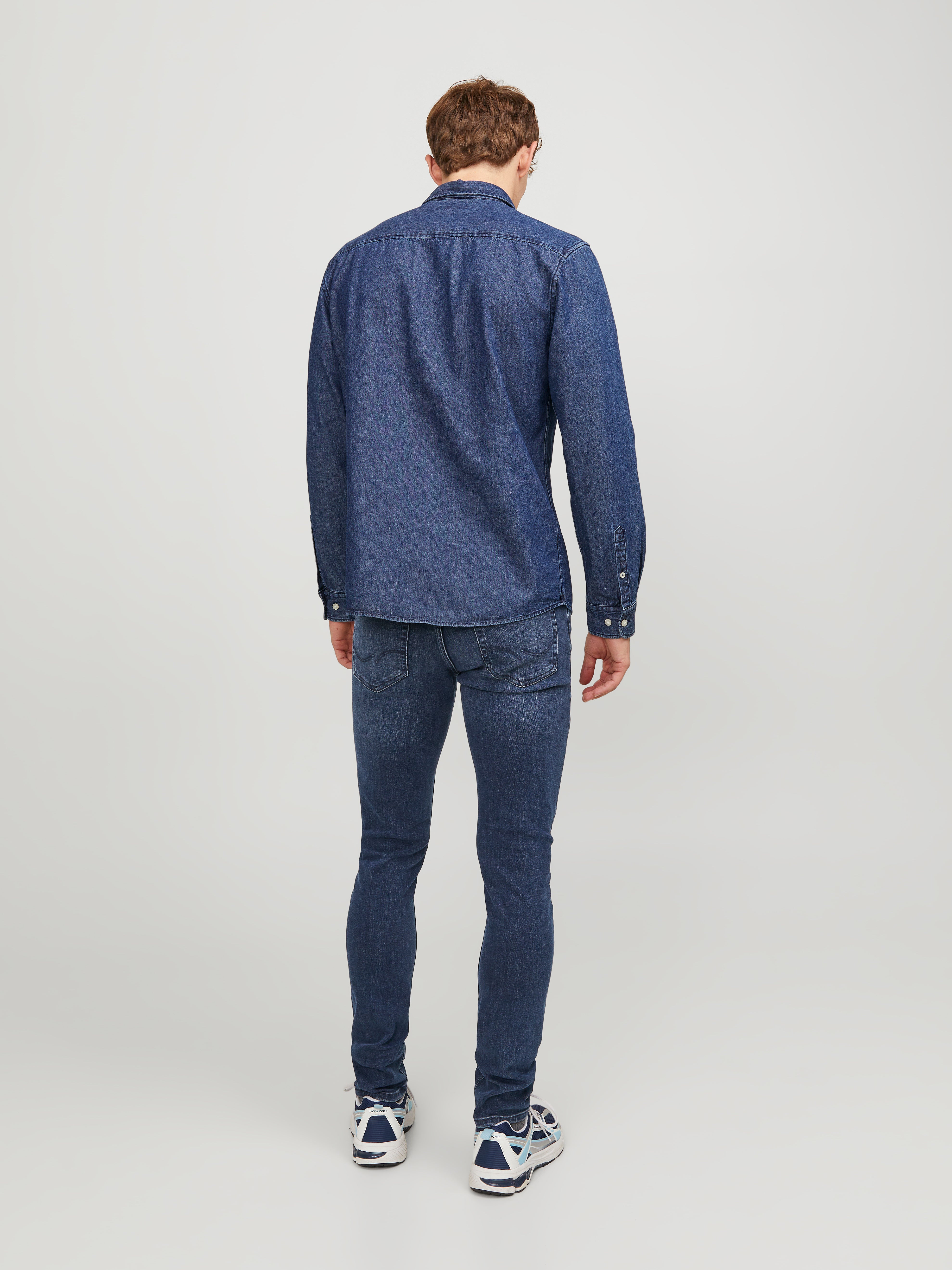 JJIGLENN JJORIGINAL AM 812 NOOS Slim fit jeans | Midden Blauw | Jack ...