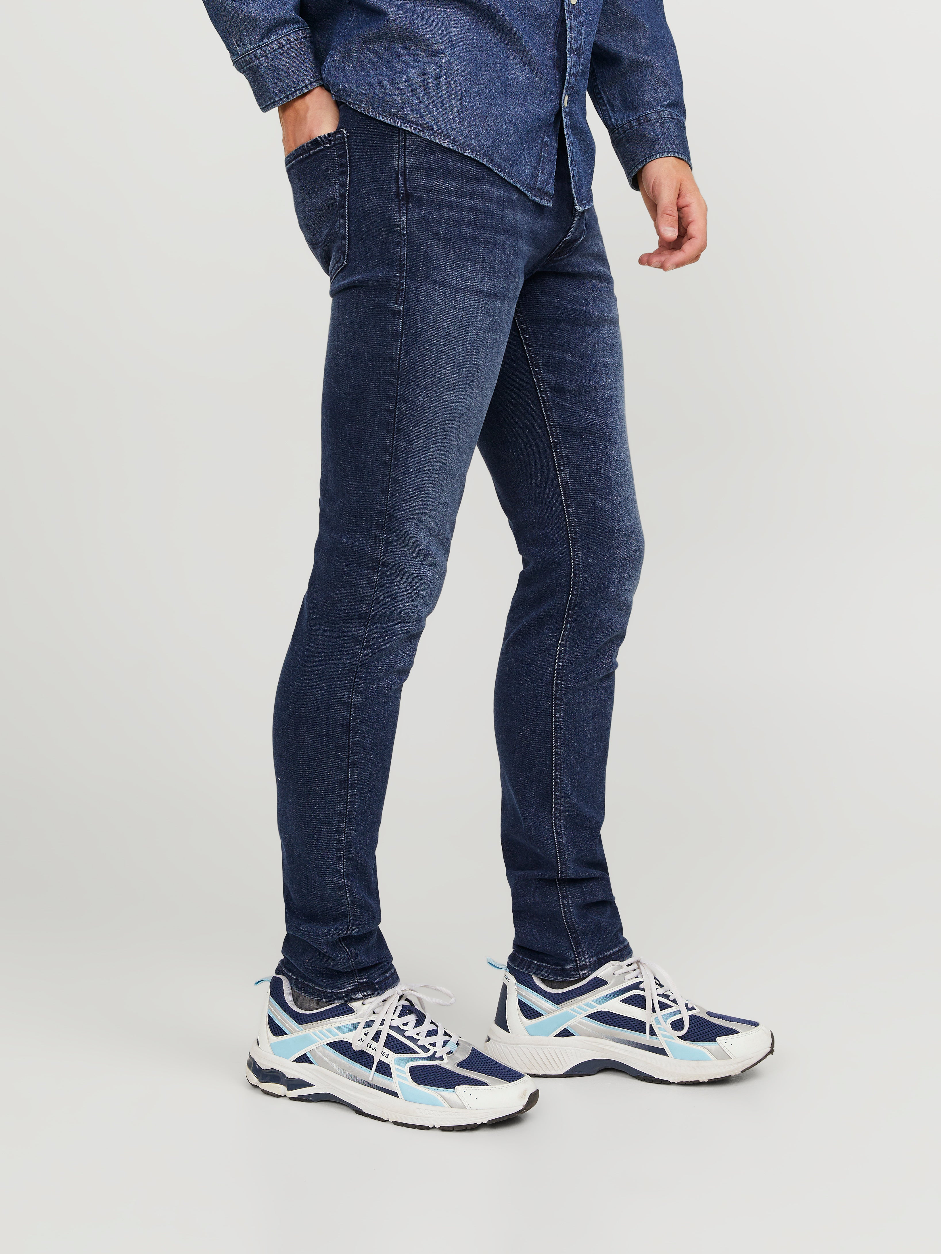 JJIGLENN JJORIGINAL AM 812 Slim Fit Jeans | Mittelblau | Jack & Jones®