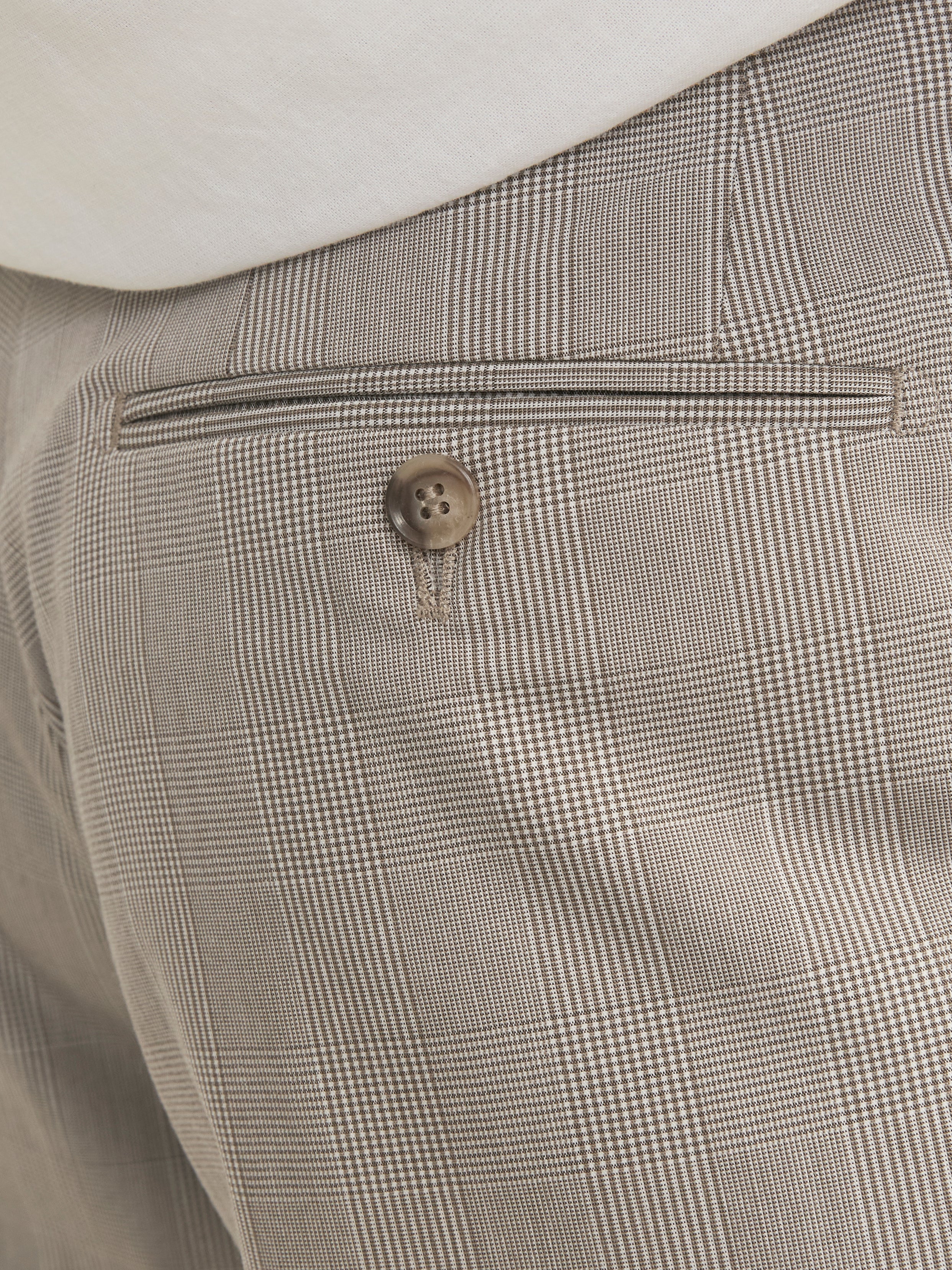 Checked tailored Trousers | Beige | Jack & Jones®