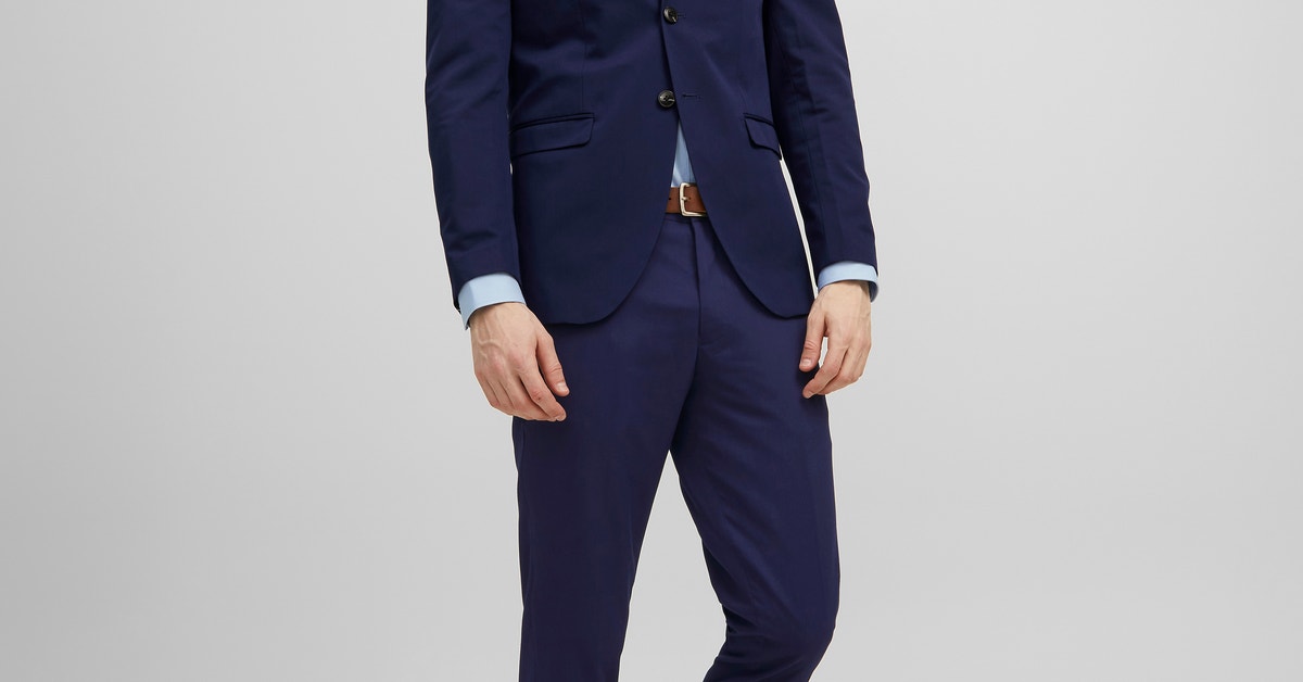 JPRFRANCO Fato Super Slim Fit | Azul Escuro | Jack & Jones®