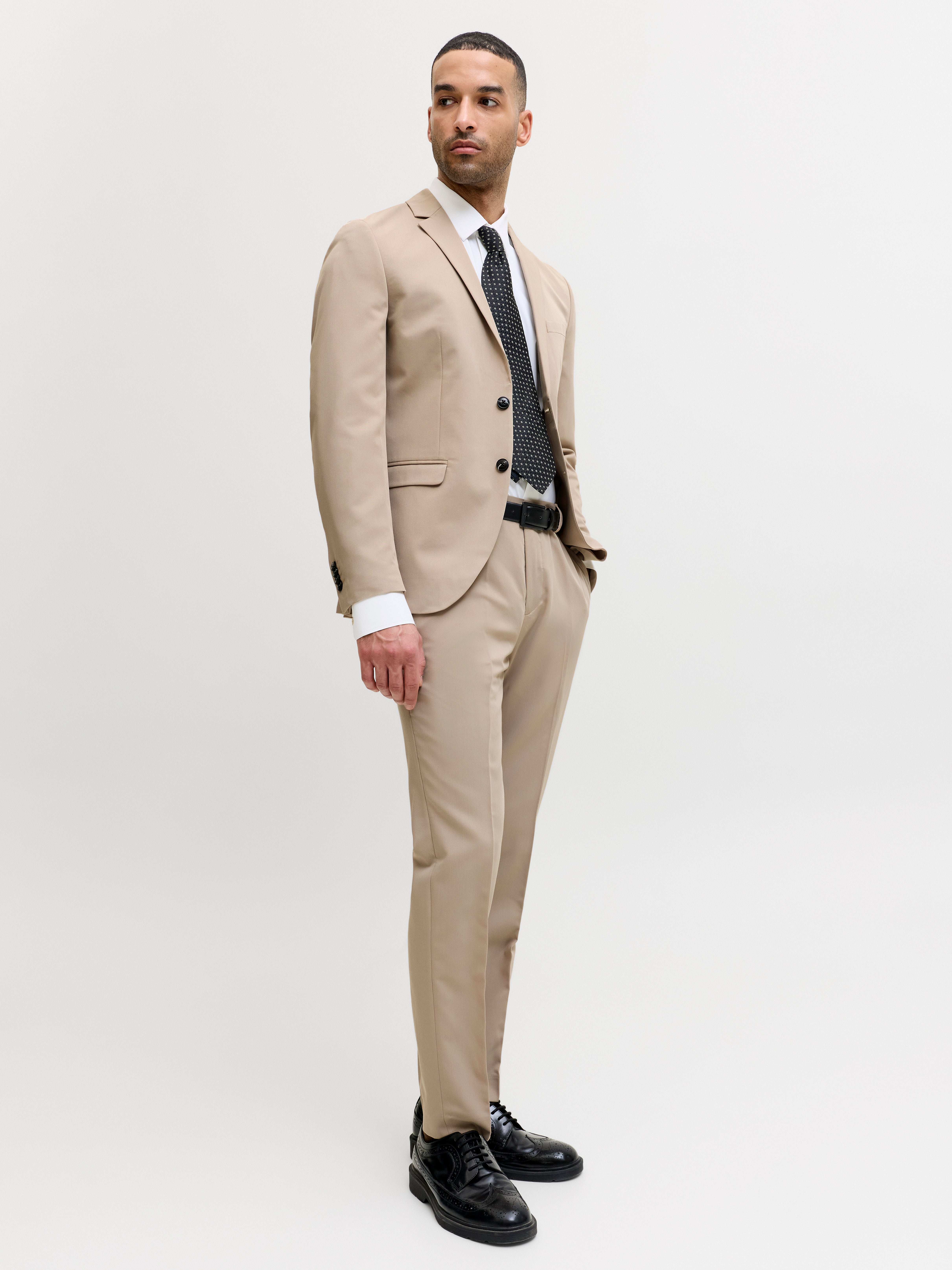 JPRFRANCO Super Slim Fit Garnitur | Jasny szary | Jack & Jones®