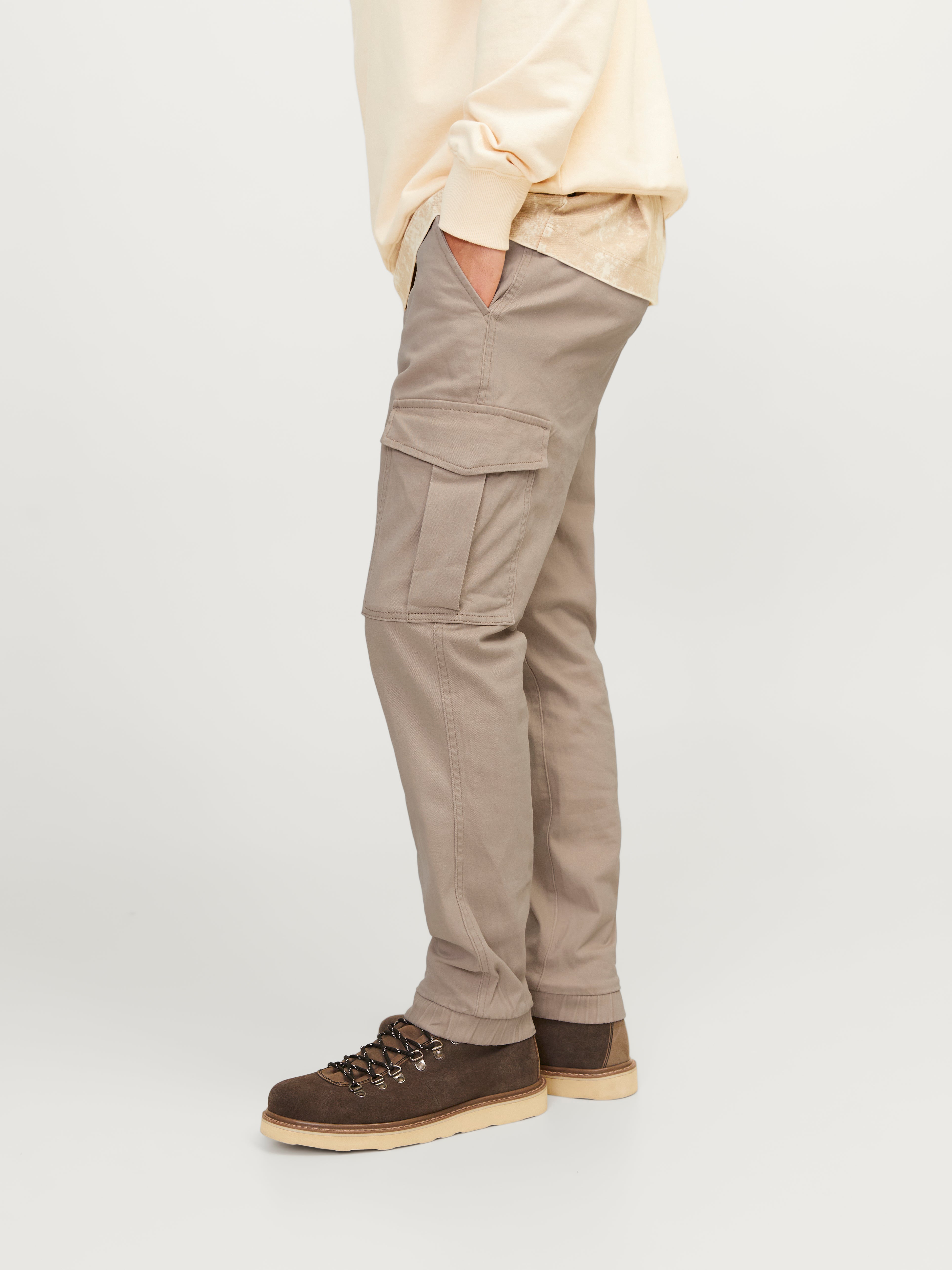 Slim Fit Cargo trousers | Beige | Jack & Jones®