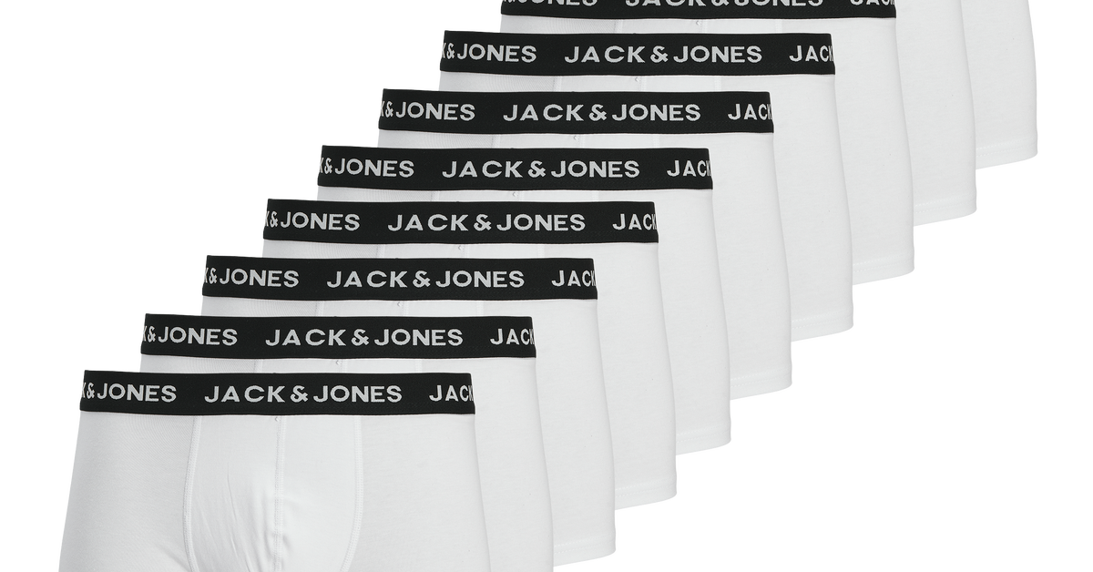 Pack de 10 Boxers | Blanc | Jack & Jones®