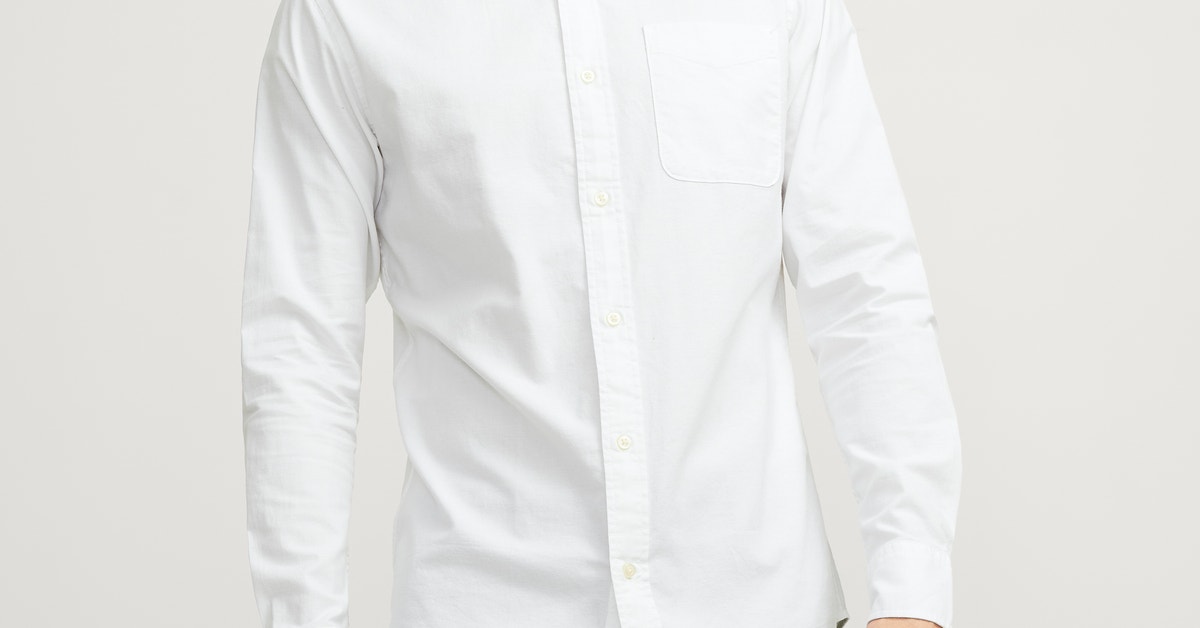 Slim Fit Formeel overhemd | Wit | Jack & Jones®