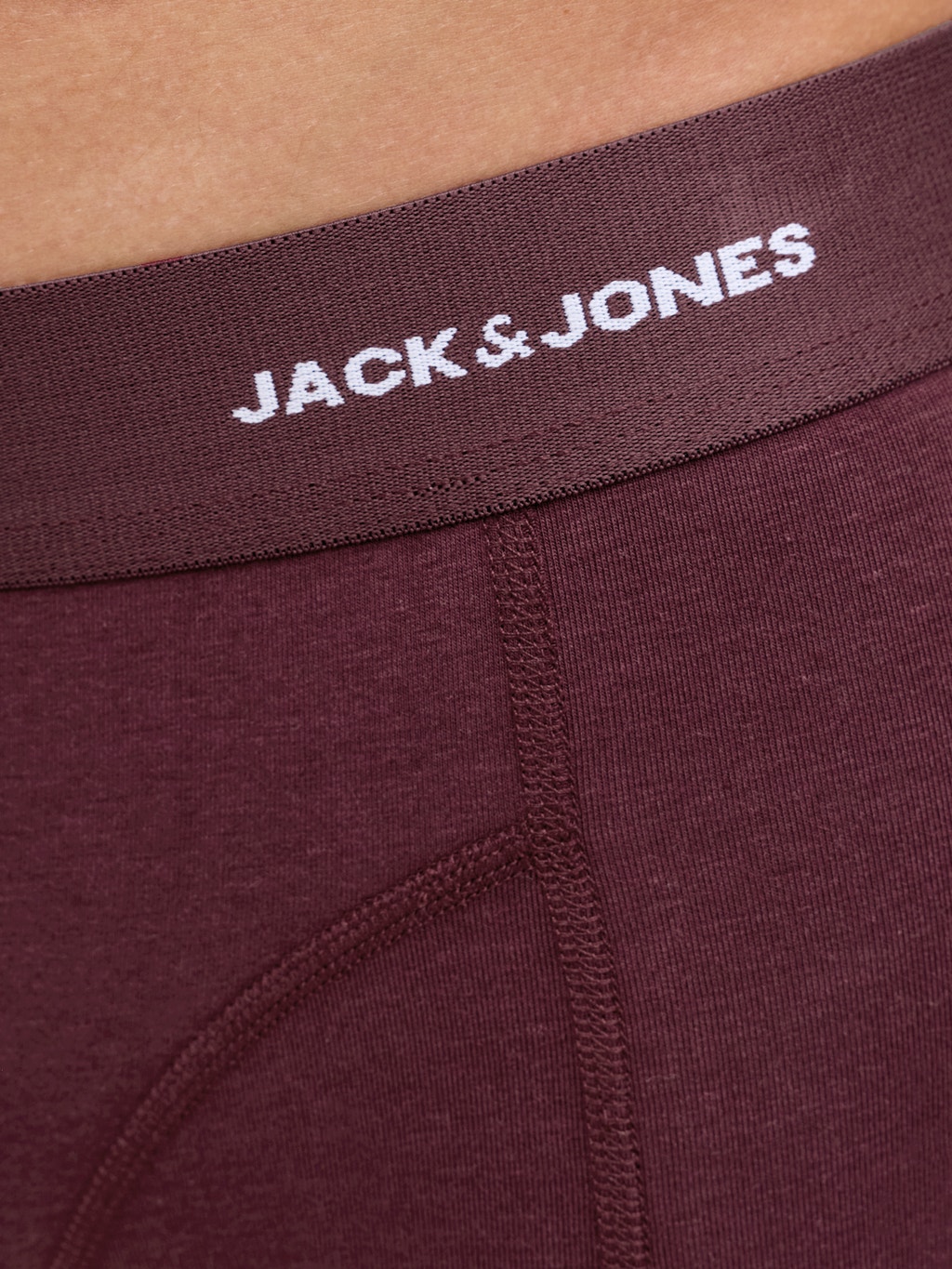 3-pack bamboo-viscose Trunks | Dark Red | Jack & Jones®