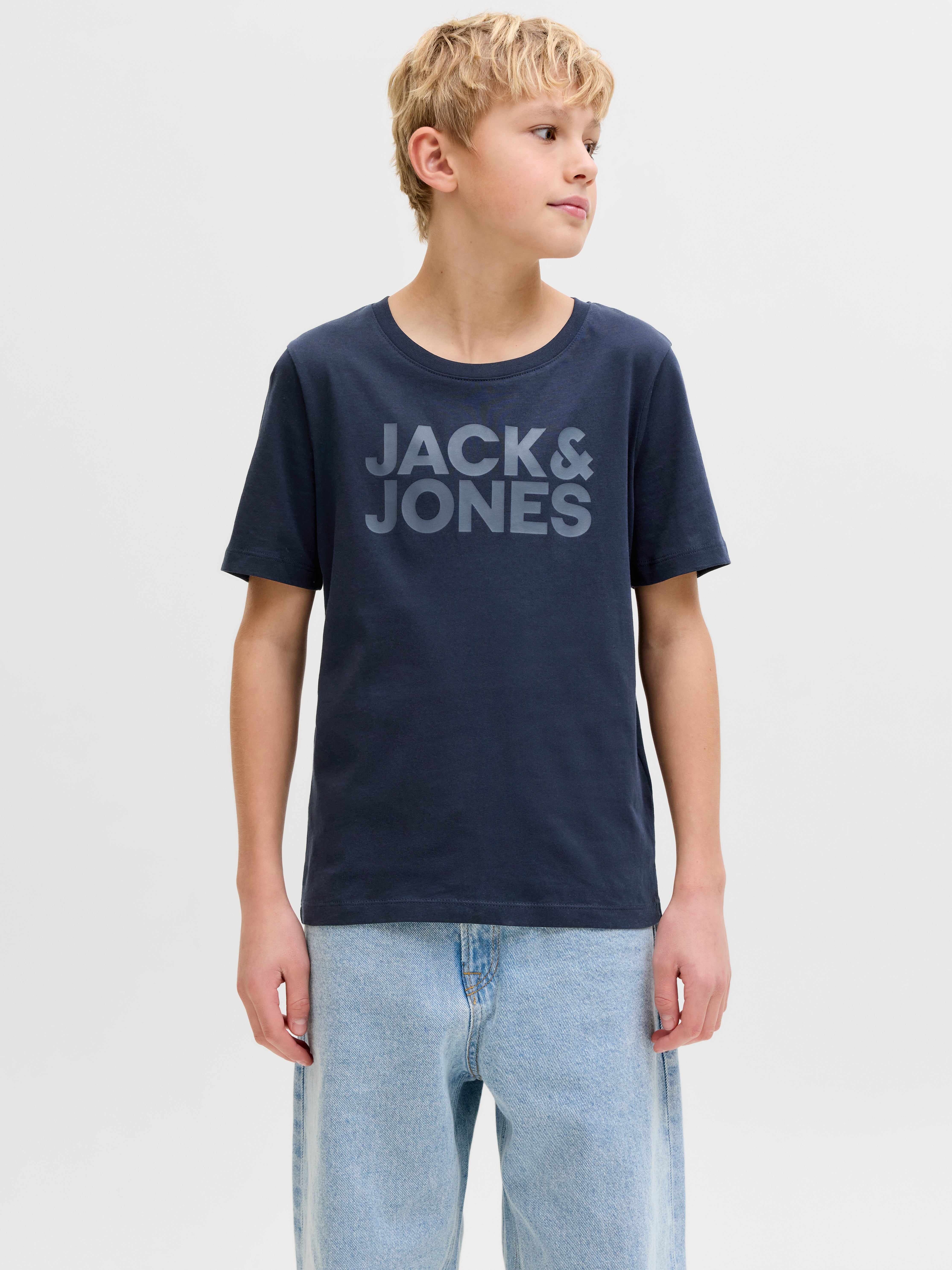Paquete de 2 Camiseta Logotipo Junior | Negro | Jack & Jones®