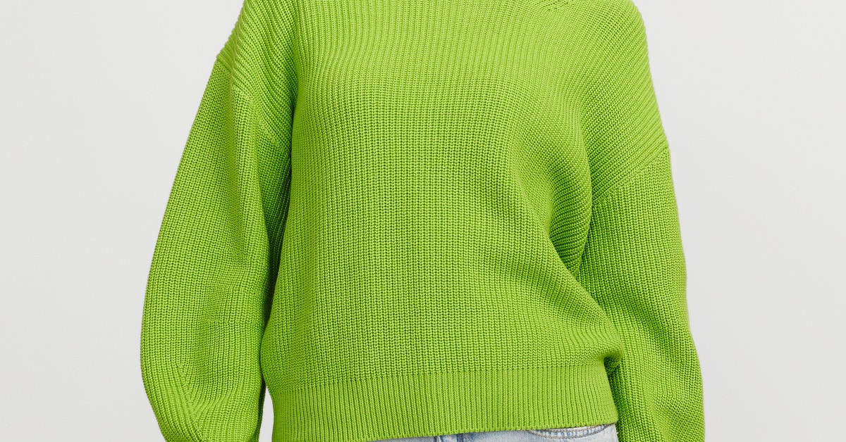 JXMILA Pull en maille | Vert moyen | JJXX®