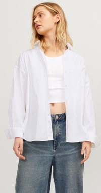 JXJAMIE Poplin shirt | White | JJXX®