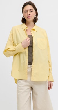 JXJAMIE Chemise en popeline | Jaune clair | JJXX®