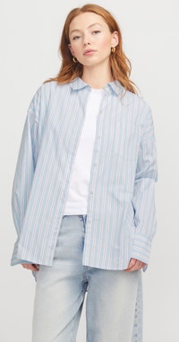 JXJAMIE Chemise en popeline | Bleu moyen | JJXX®