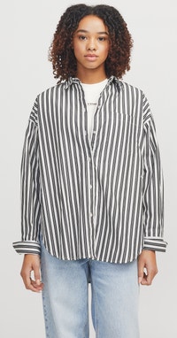 JXJAMIE Poplin shirt | Black | JJXX®