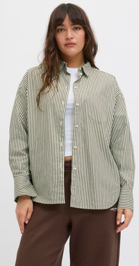 JXJAMIE Poplin shirt | Light Green | JJXX®