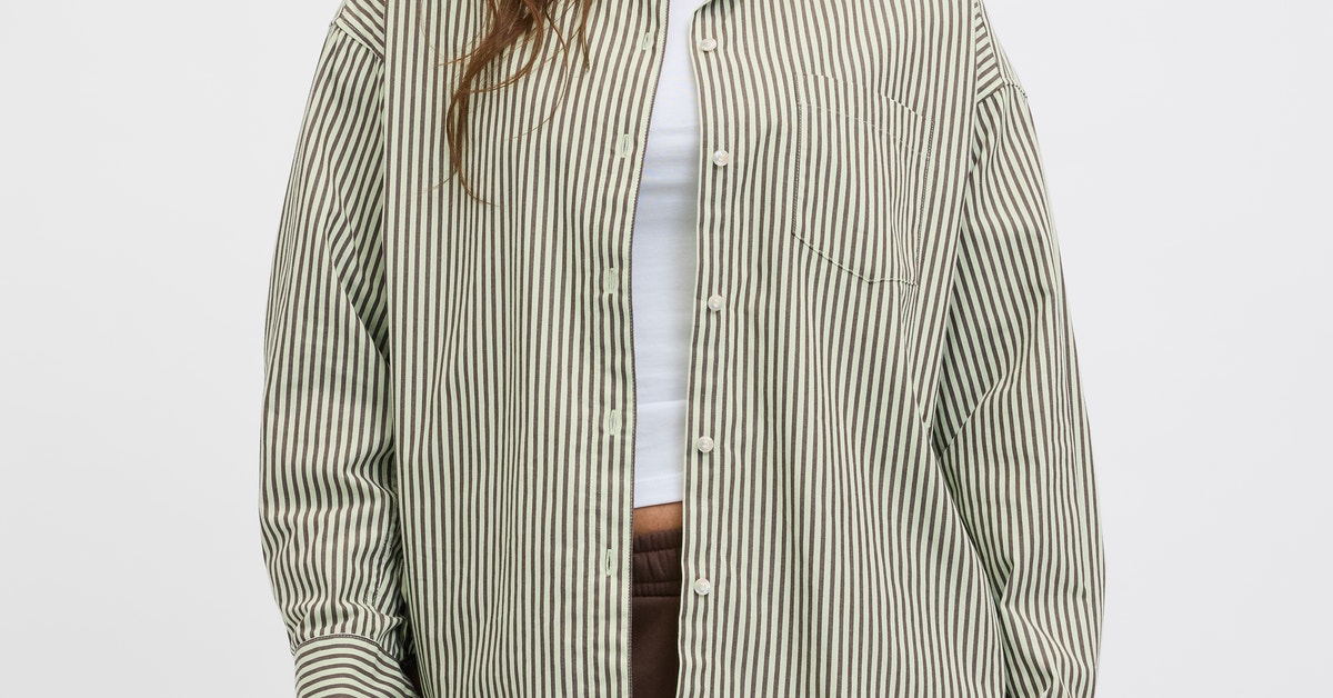 JXJAMIE Camisa Popeline | Turquesa Claro | JJXX®