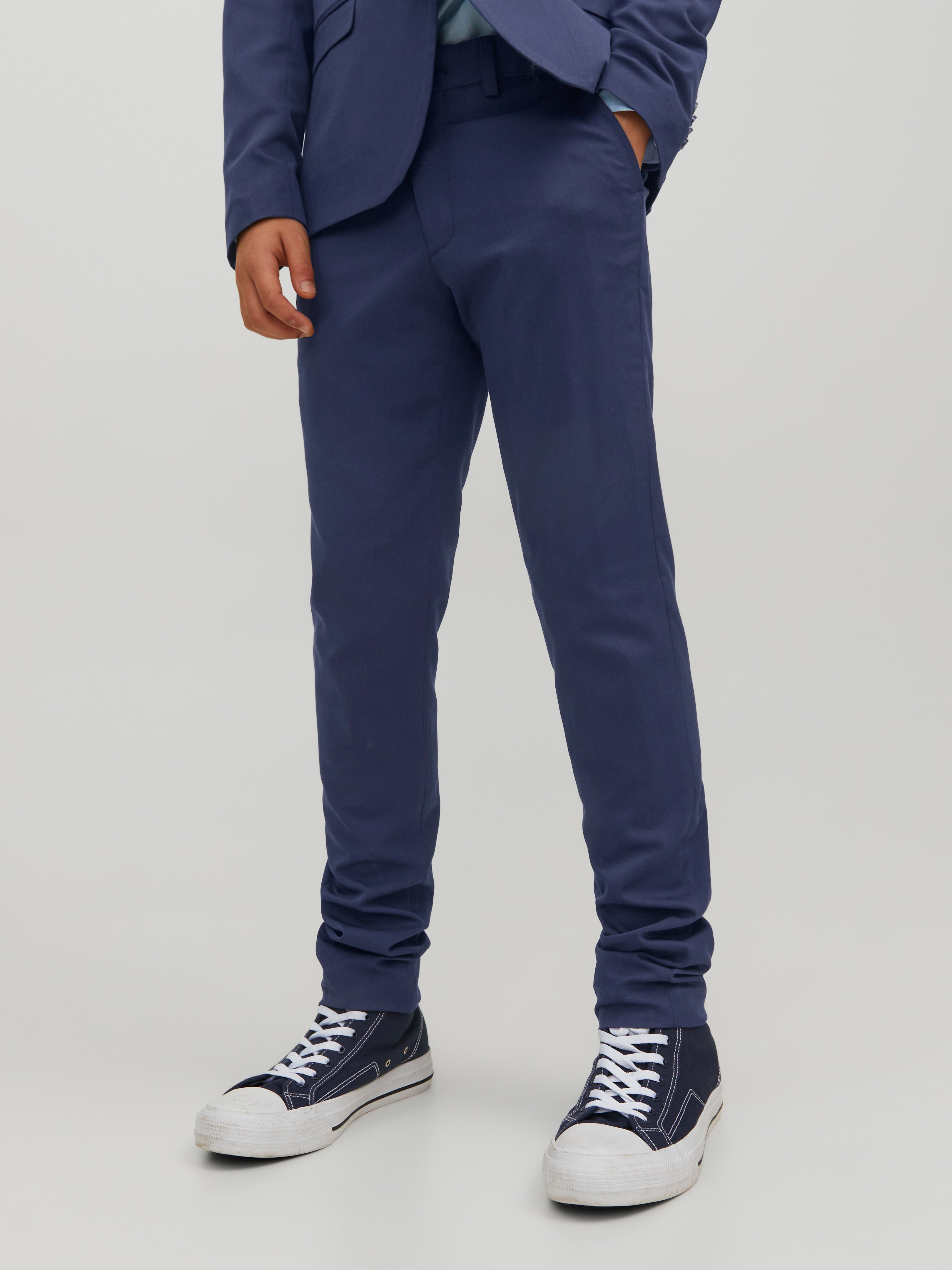 JPRSOLAR Tailored Trousers For boys | Dark Blue | Jack & Jones®