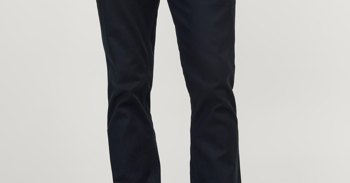 Normal passform Klassiska byxor | Svarta | Jack & Jones®