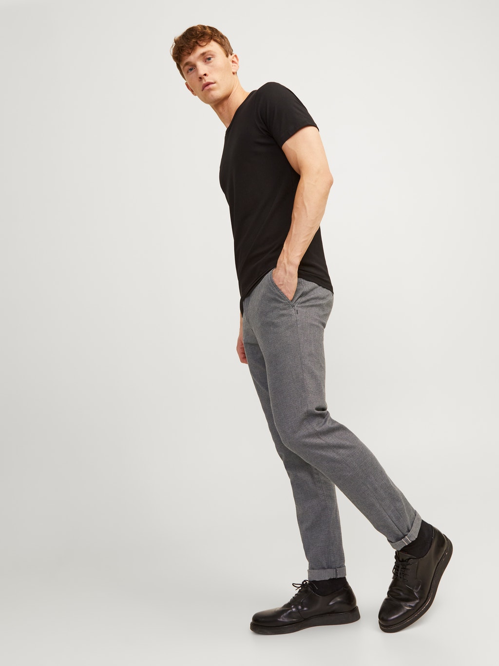 Marco Fury AKM Chinos | Medium Grey | Jack & Jones®