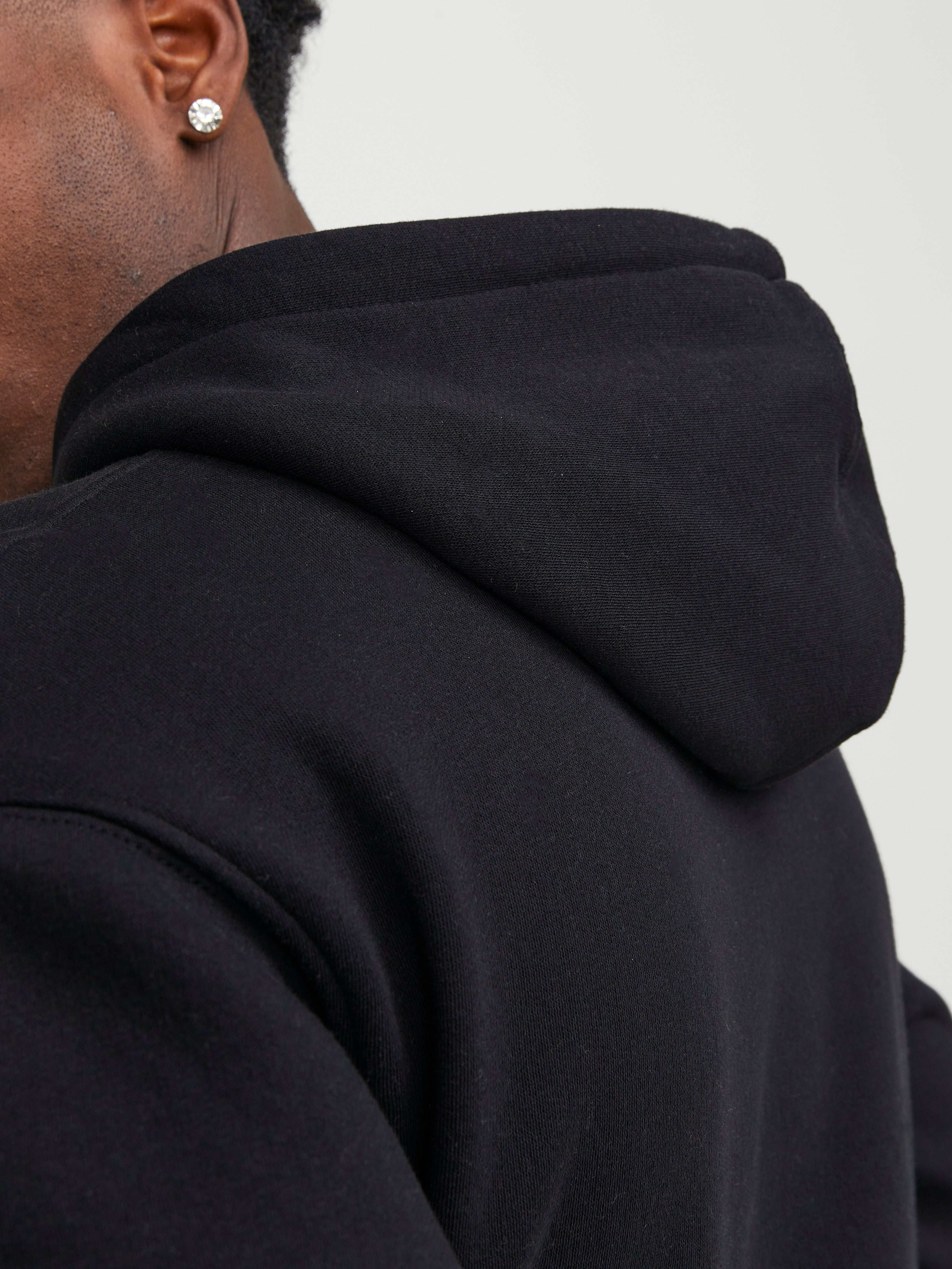 Hoodie Liso | Preto | Jack & Jones®