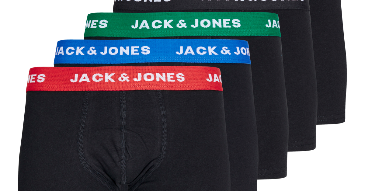 Pack de 5 Boxers Pour les garçons | Bleu moyen | Jack & Jones®