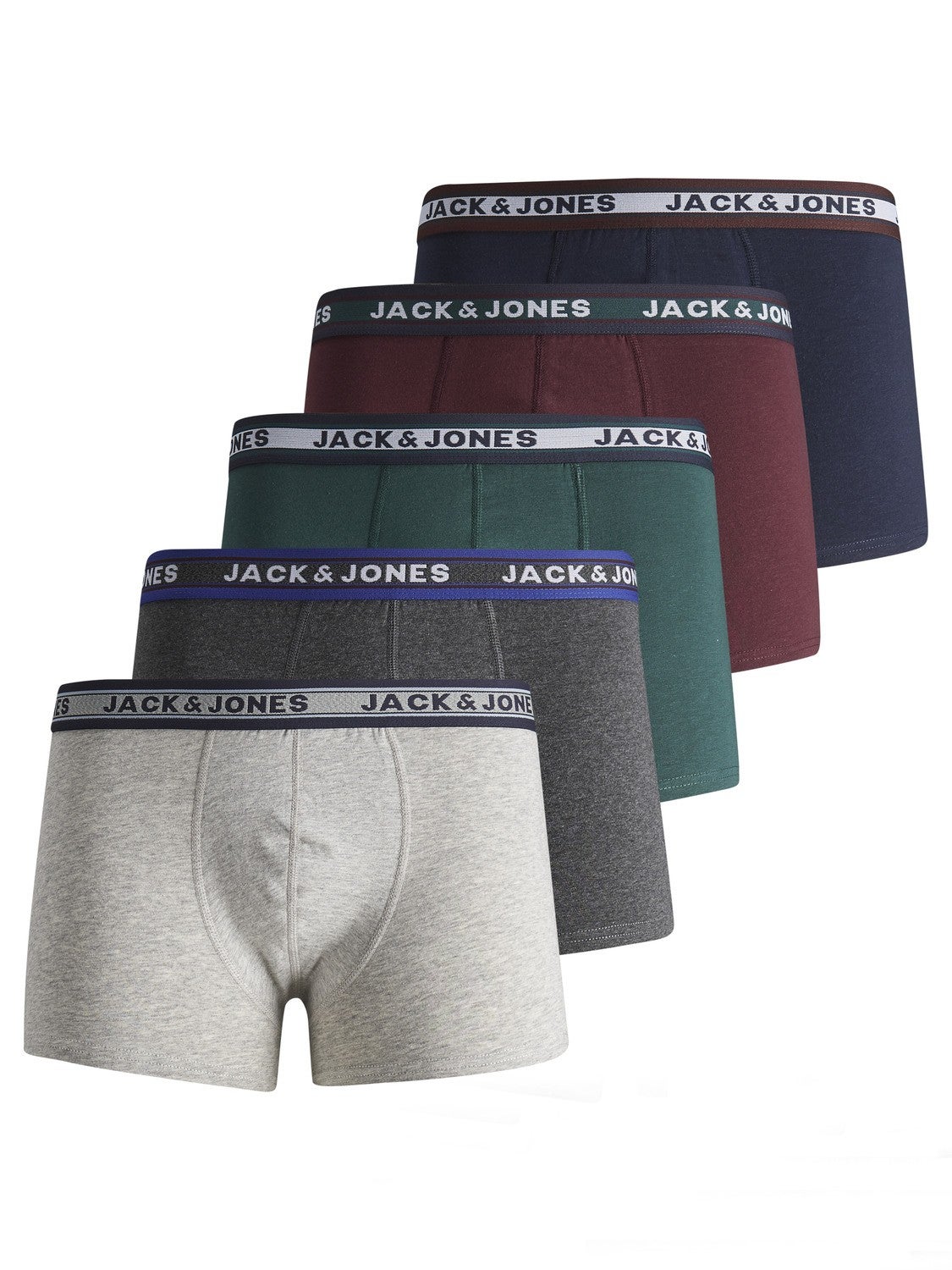 5-pack Trunks For boys | Dark Green | Jack & Jones®