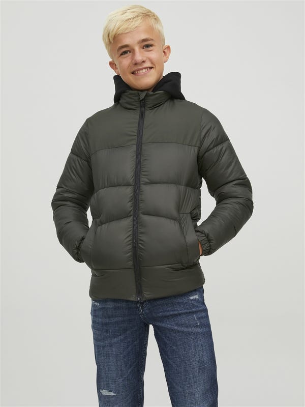 Boys hooded Puffer Jacket with 50% discount! | Jack & Jones®