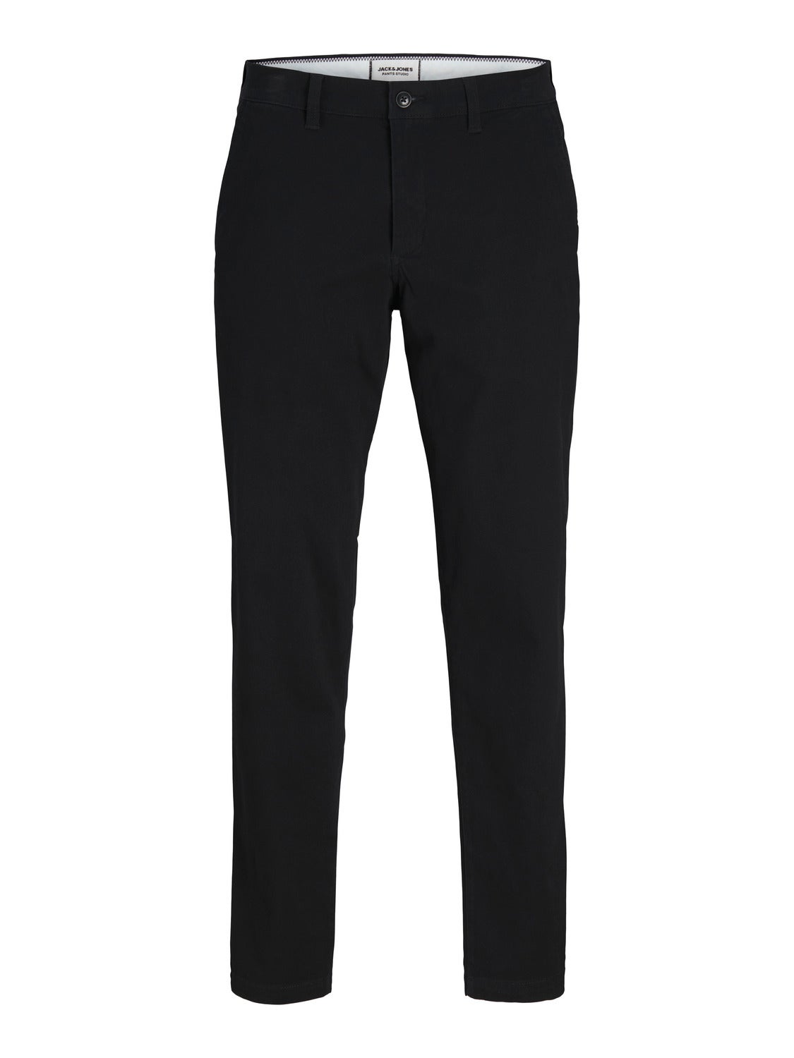 Relaxed Fit Chino trousers | Black | Jack & Jones®