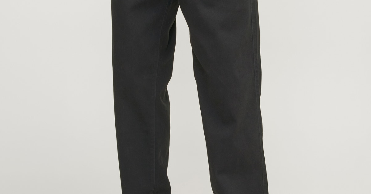 Pantalon chino Relaxed Fit | Noir | Jack & Jones®