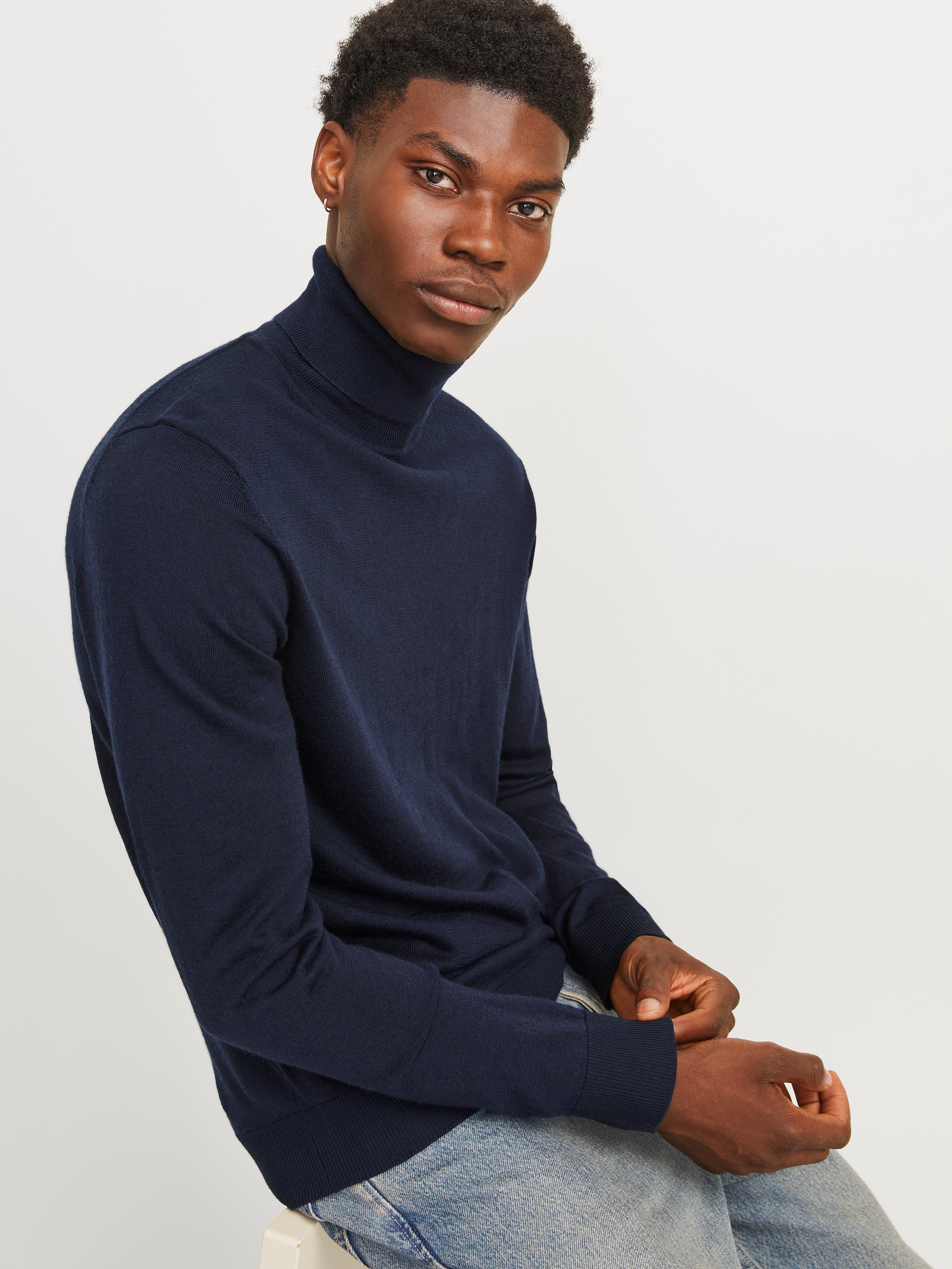 Roll Neck Jumpers for Men | Turtleneck & High Neck | JACK & JONES