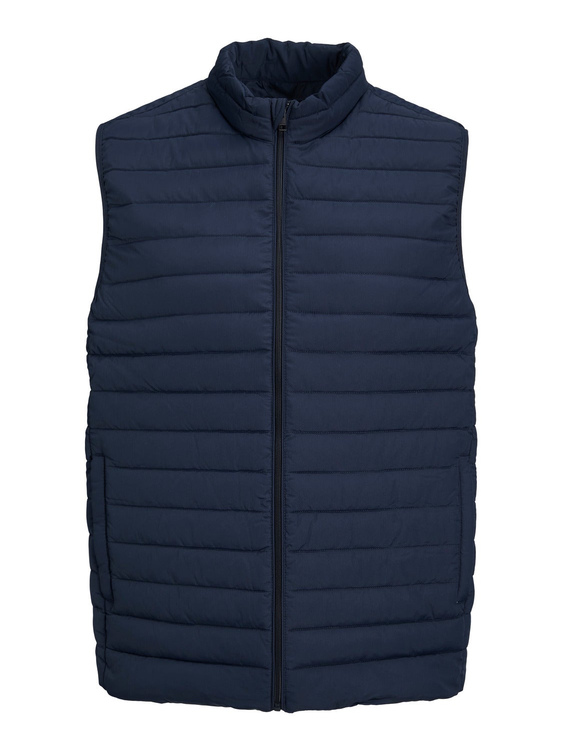 Recycled polyester Plus size gilet | Dark Blue | Jack & Jones®