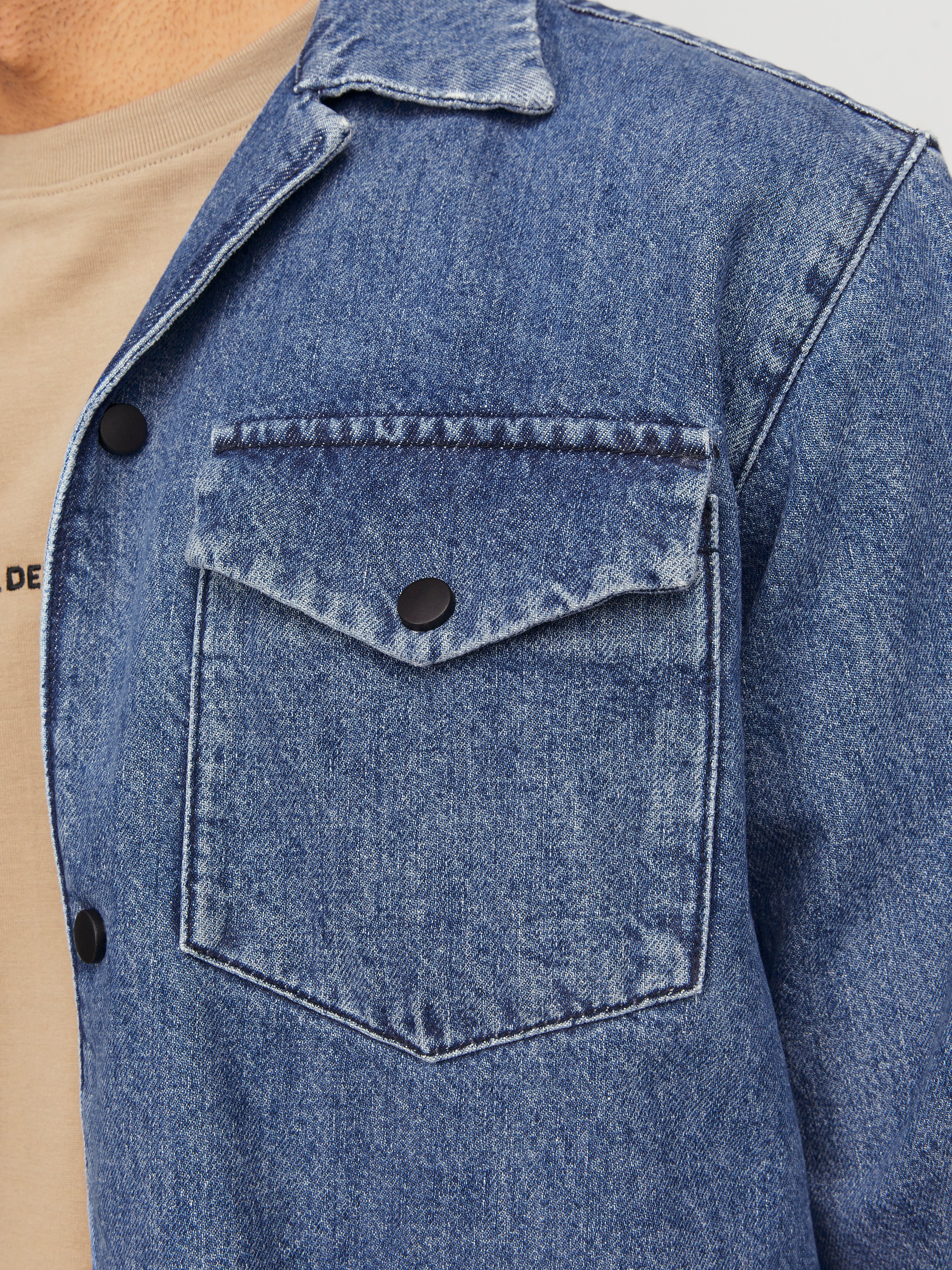 RDD Relaxed Fit Overshirt | Mellemblå | Jack & Jones®