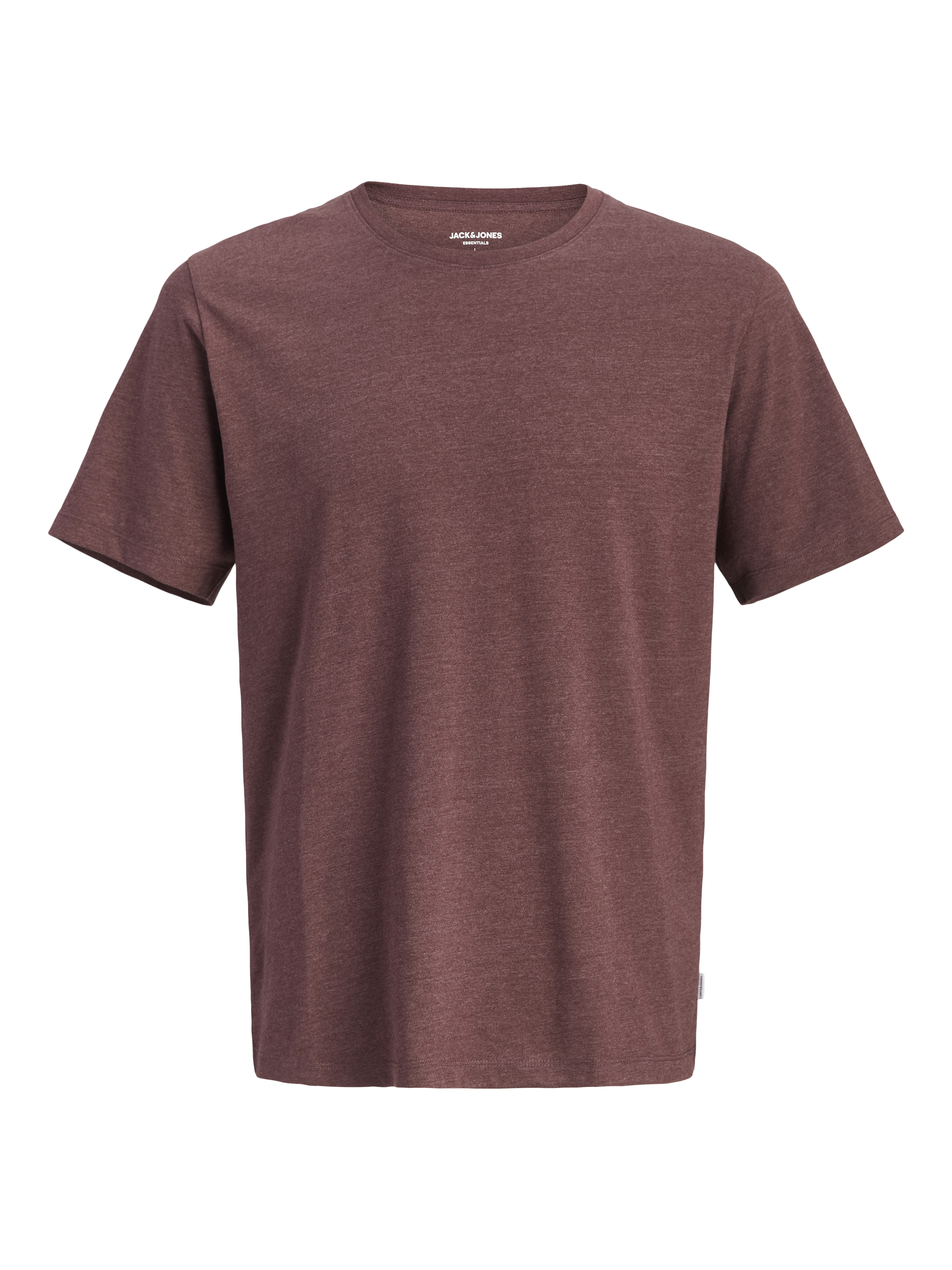 Einfarbig T-shirt | Mittelrot | Jack & Jones®