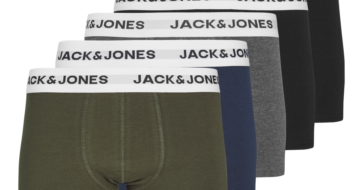 5-pack Trunks Junior | Dark Green | Jack & Jones®