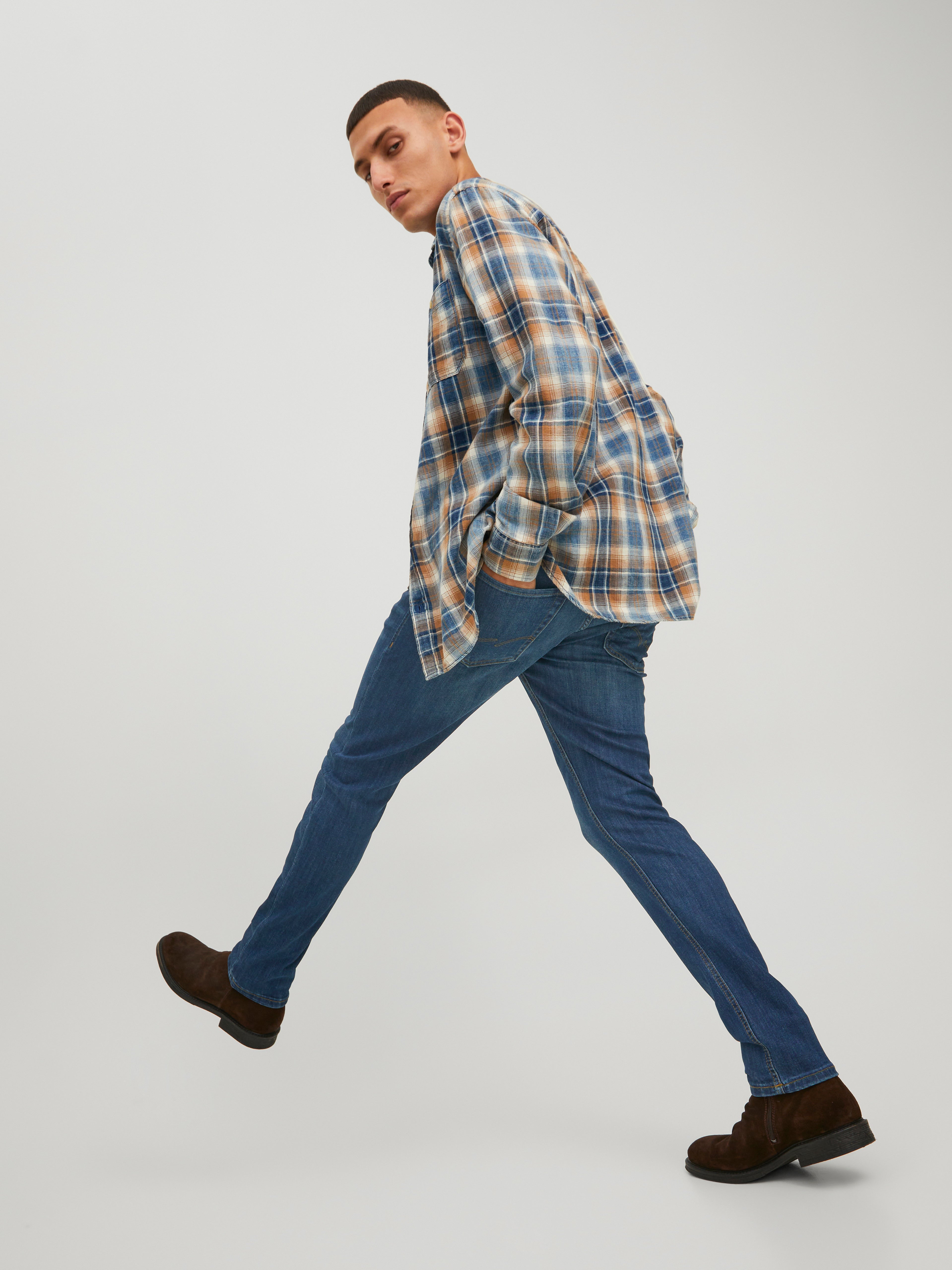 Glenn Original AM 117 Slim fit jeans | Medium Blue | Jack & Jones®