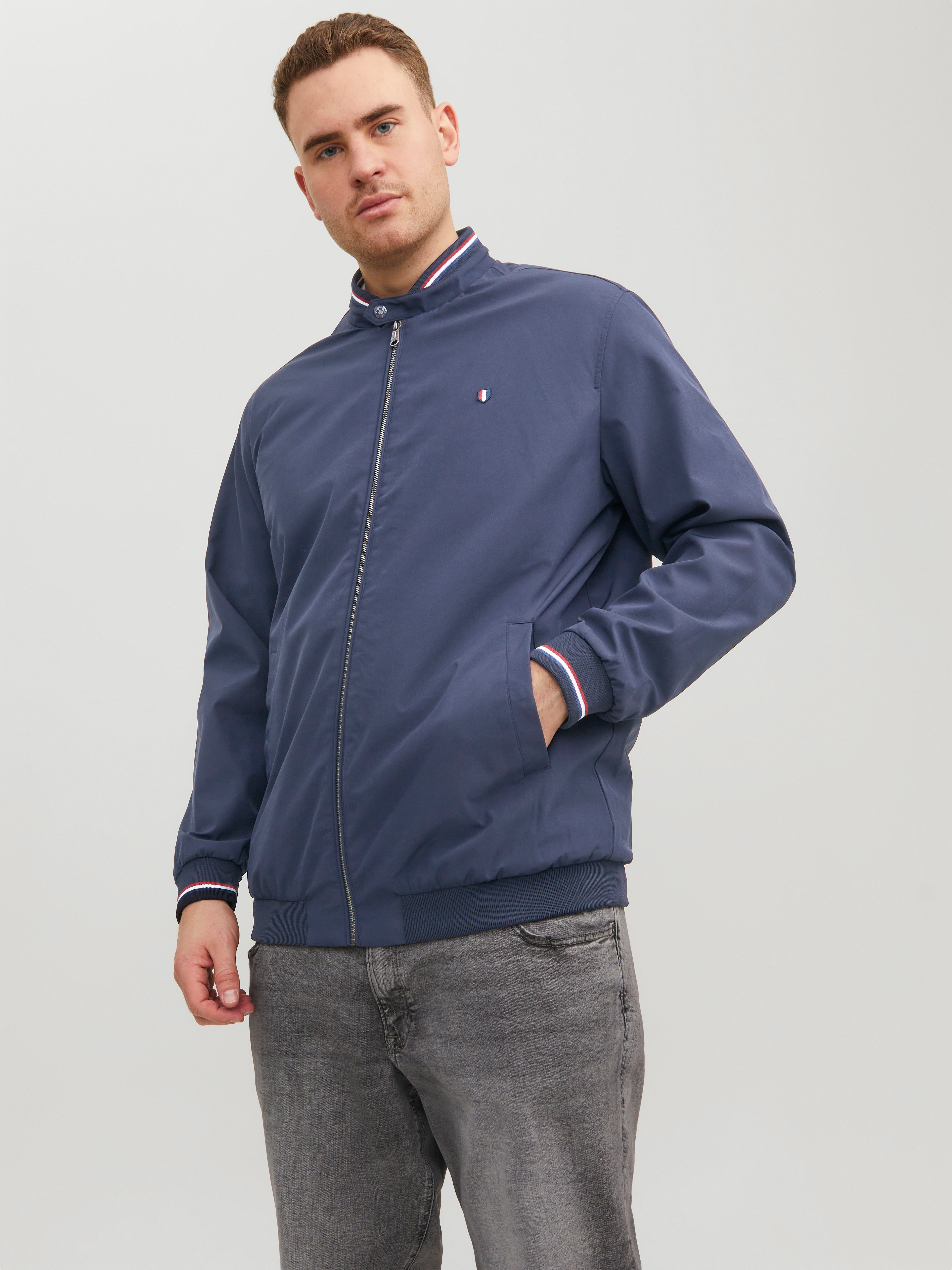 High Neck Jacket | Light Blue | Jack & Jones®
