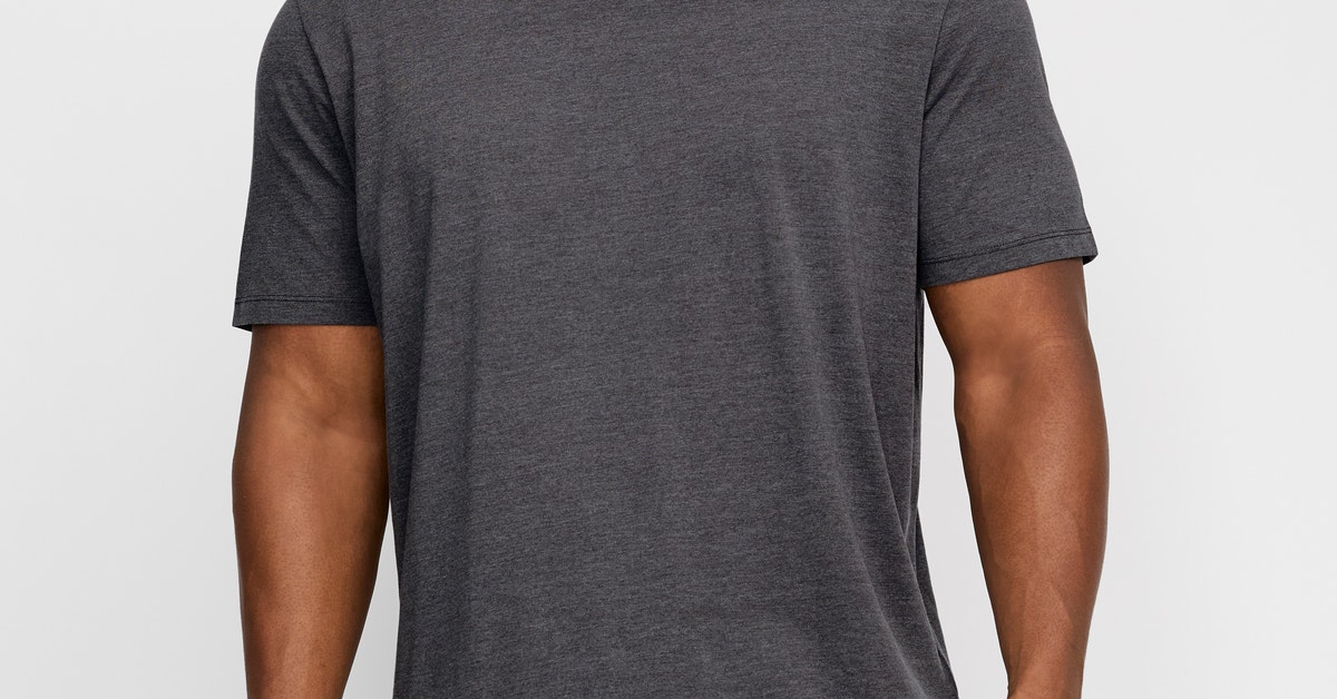 Plus Size Einfarbig T-shirt | Dunkelgrau | Jack & Jones®